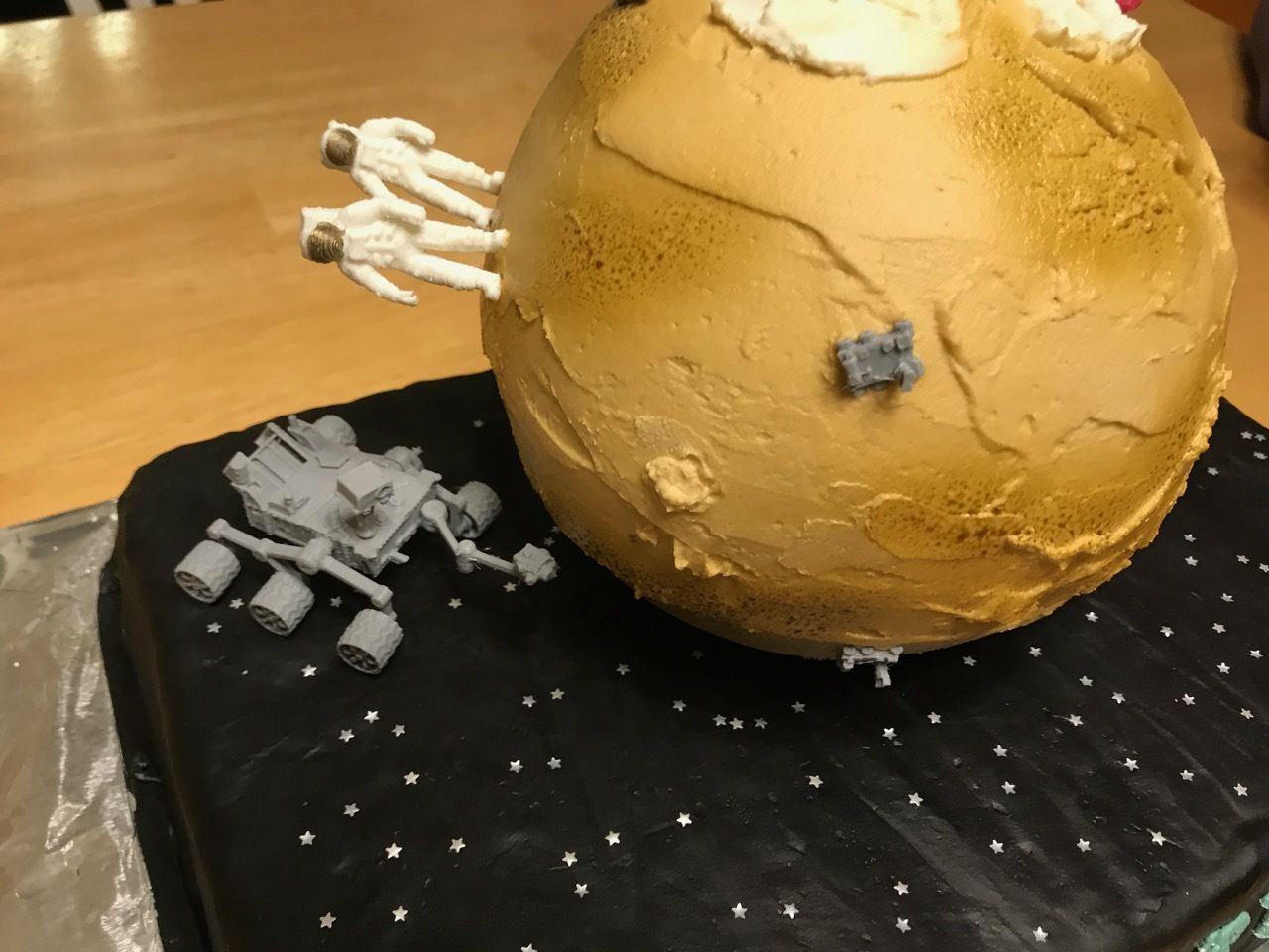 Mars Planet Earth Cake