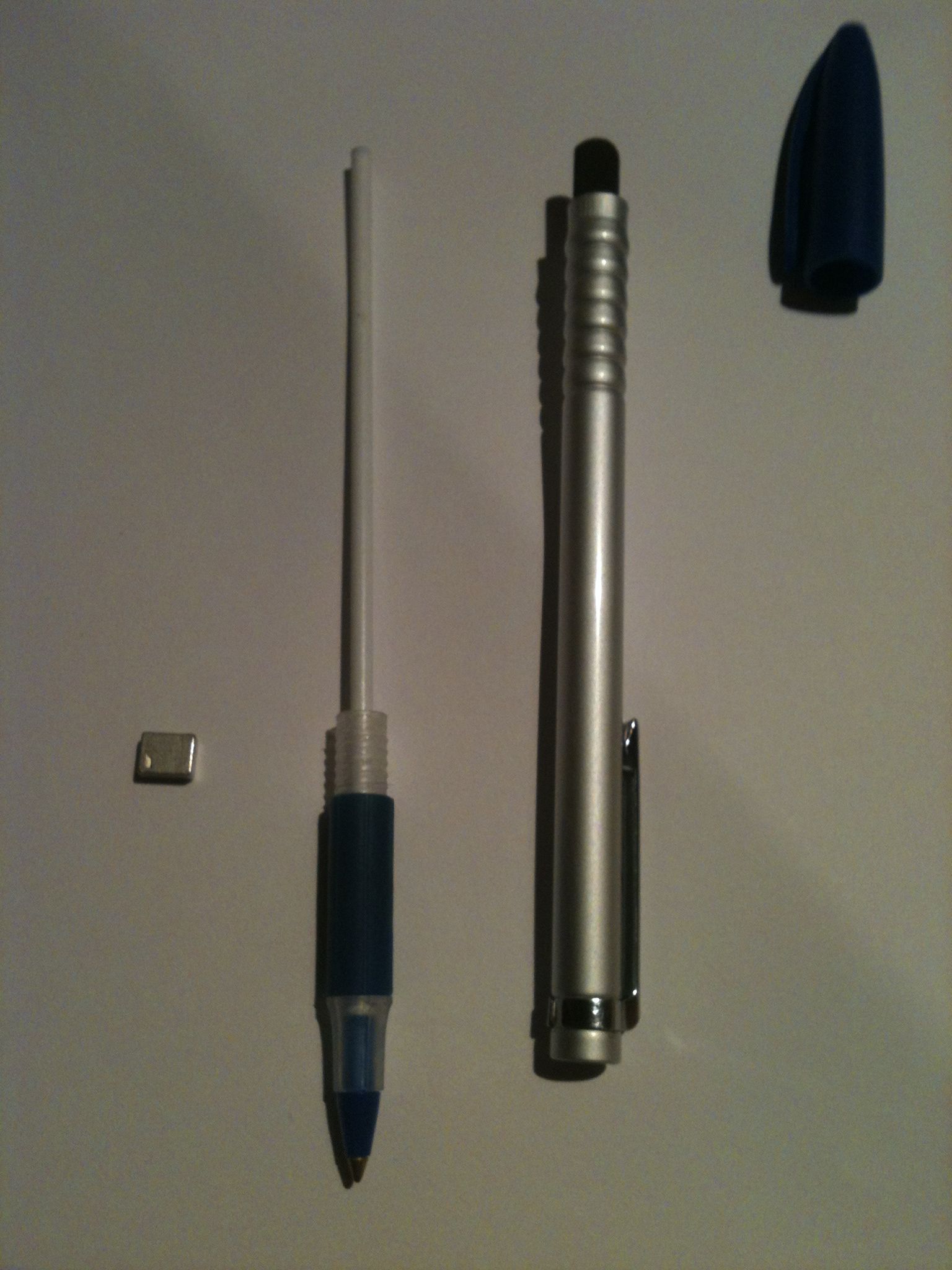 Pen Knife + Pen + Magnet +led Light Plugin (4 in 1) : 4 Steps ...