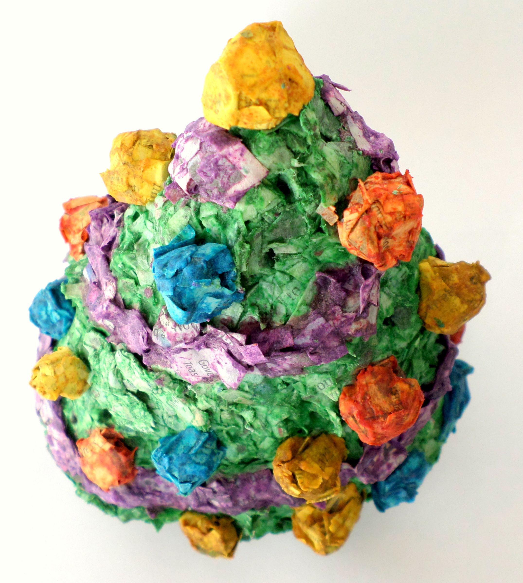 Mini Paper Mache Light-Up Christmas Tree : 8 Steps (with Pictures ...