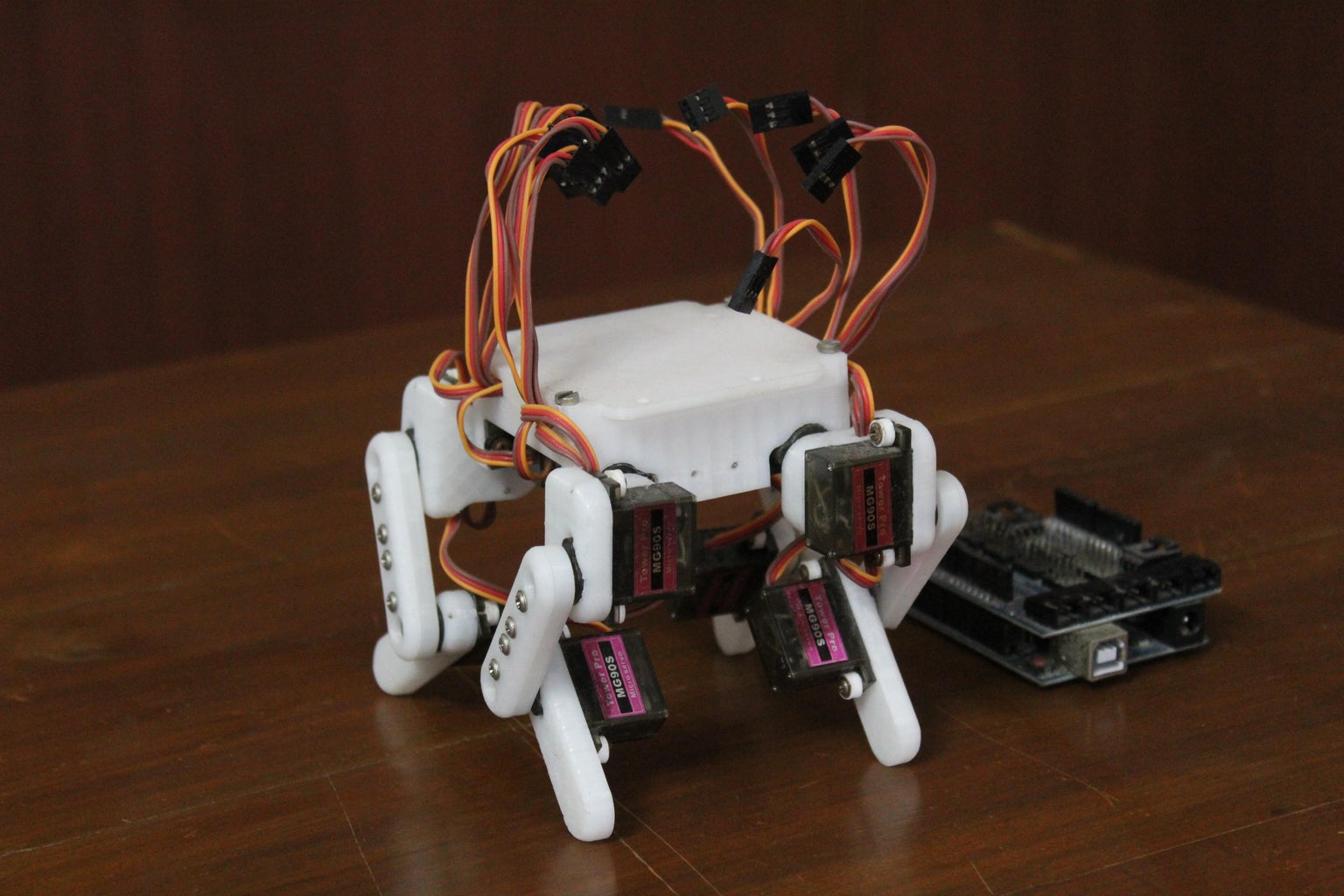 Arduino Powered Micro Quadruped 13 Steps With Pictures Instructables