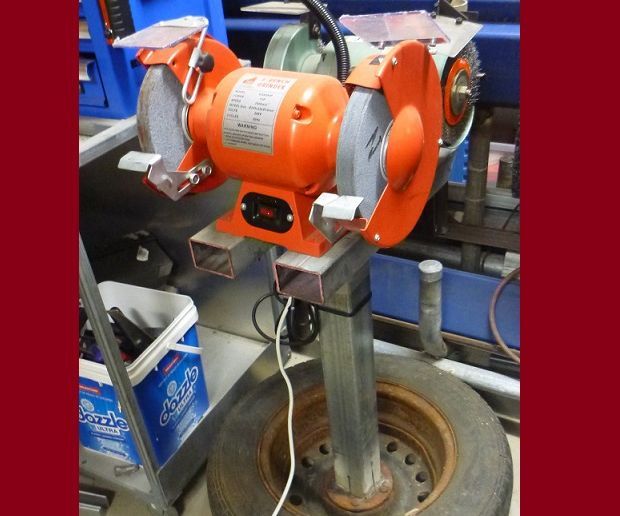 Bench Grinder Stand Portable - Instructables