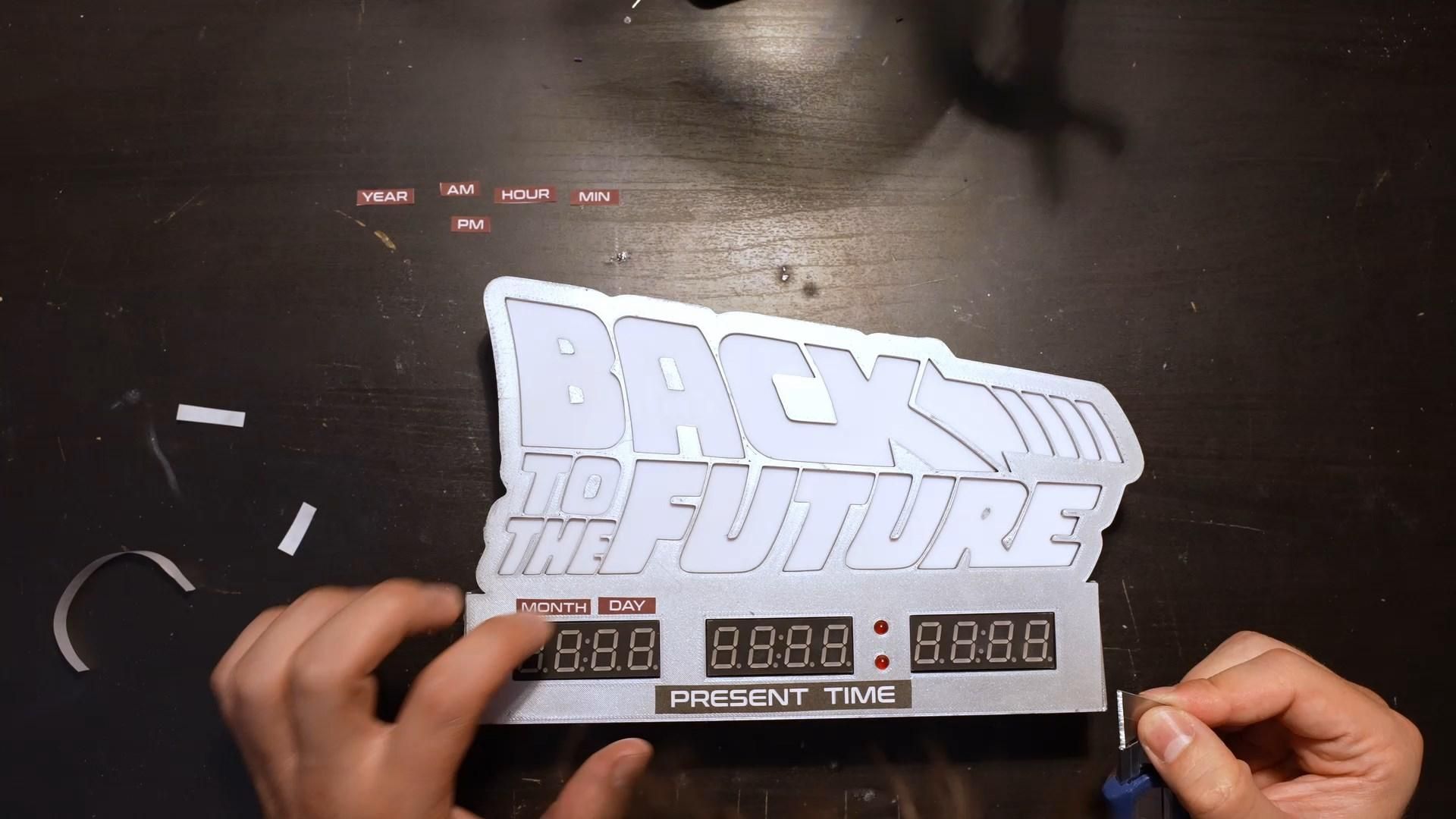 Back to the Future Lamp & Clock : 19 Steps (with Pictures) - Instructables