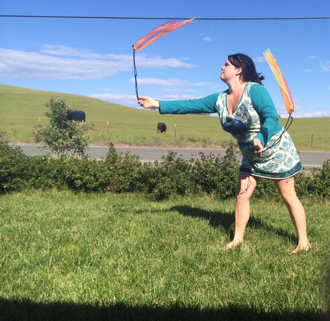 How to Make EASY Ribbon Practice Poi : 3 Steps - Instructables