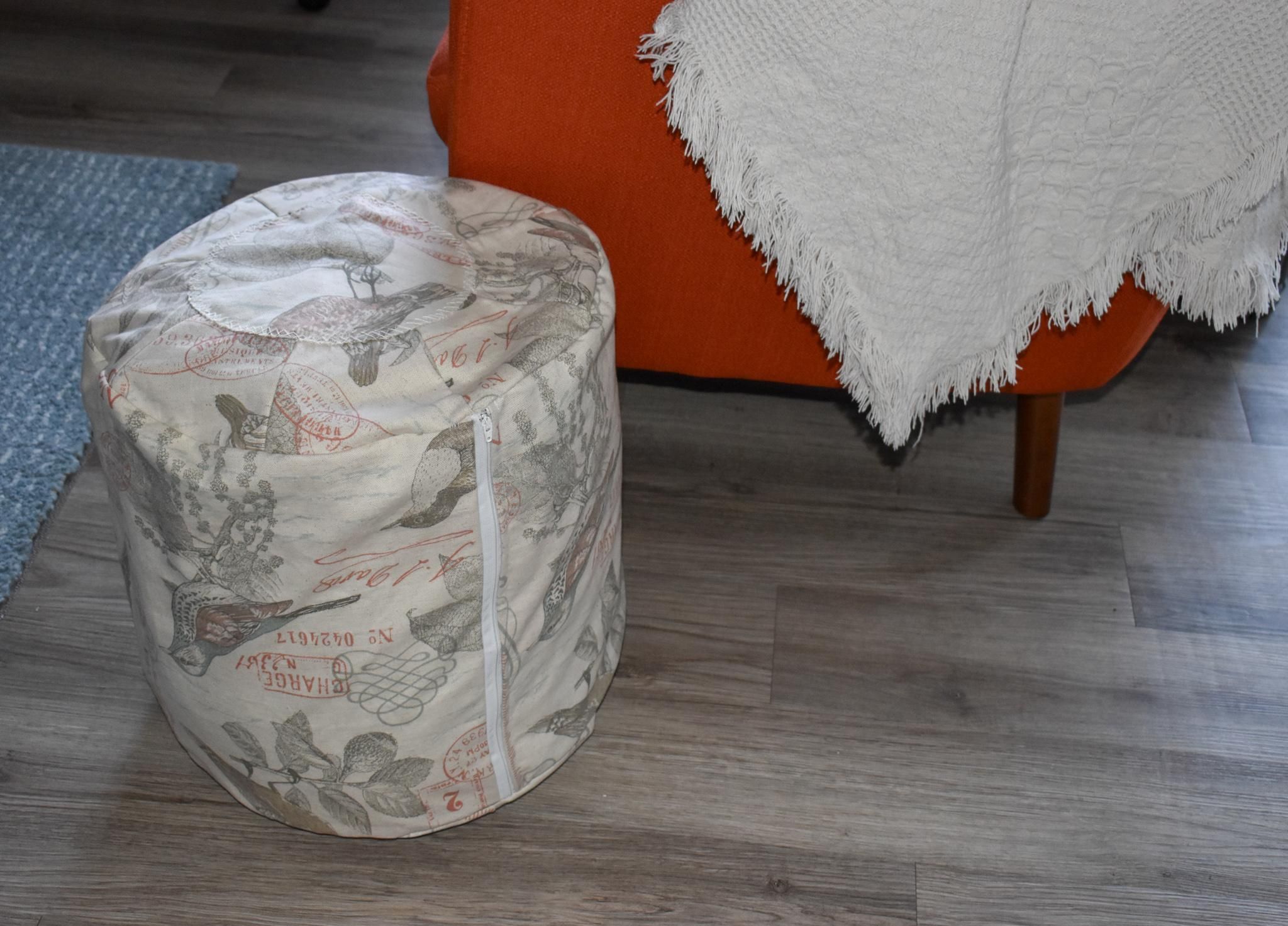 Zippable Pouffe and Cover : 16 Steps (with Pictures) - Instructables