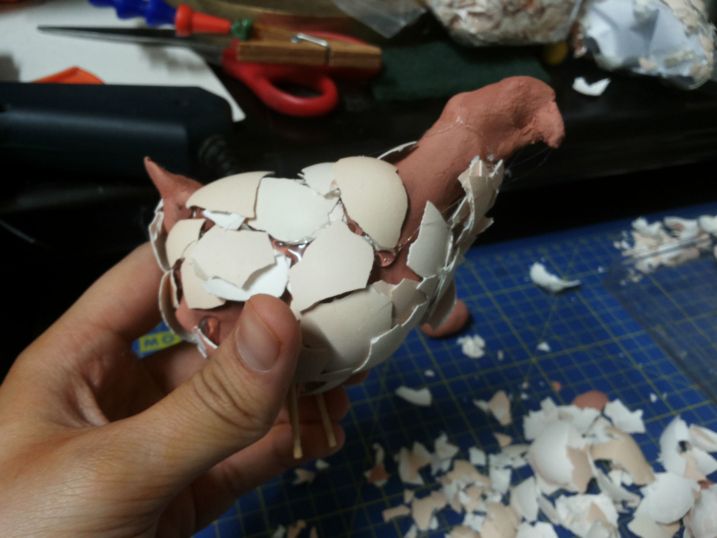 Make an Eggshell Sculpture ! : 6 Steps (with Pictures) - Instructables