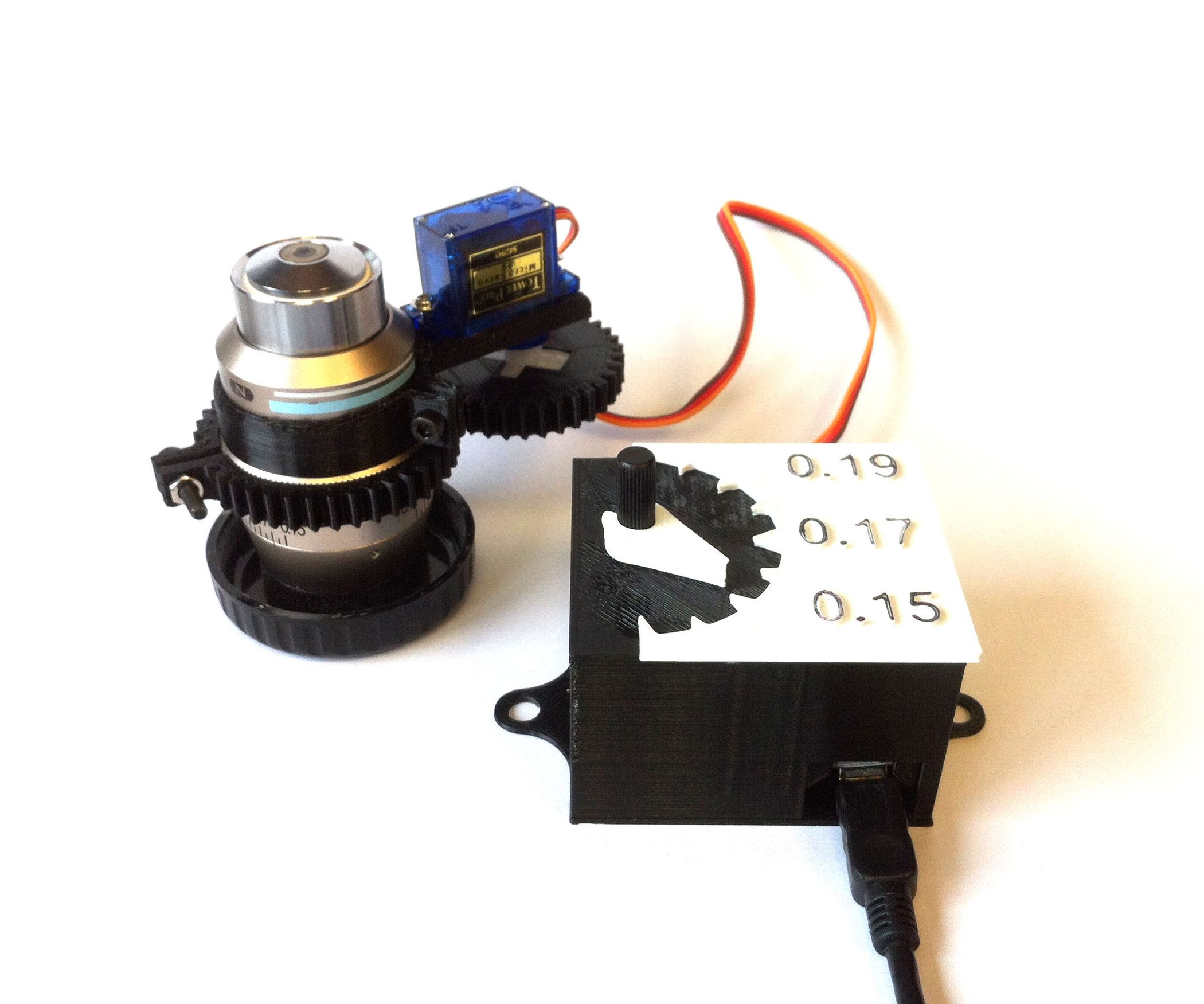 Motorized Correction Collar for Microscope Objective : 8 Steps (with ...