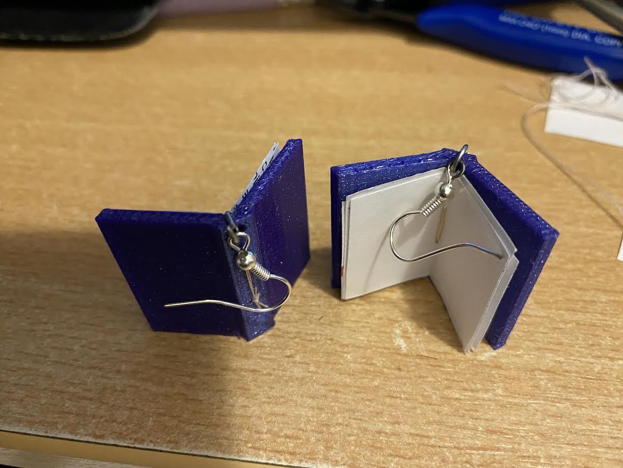 DIY Books Earrings : 7 Steps (with Pictures) - Instructables