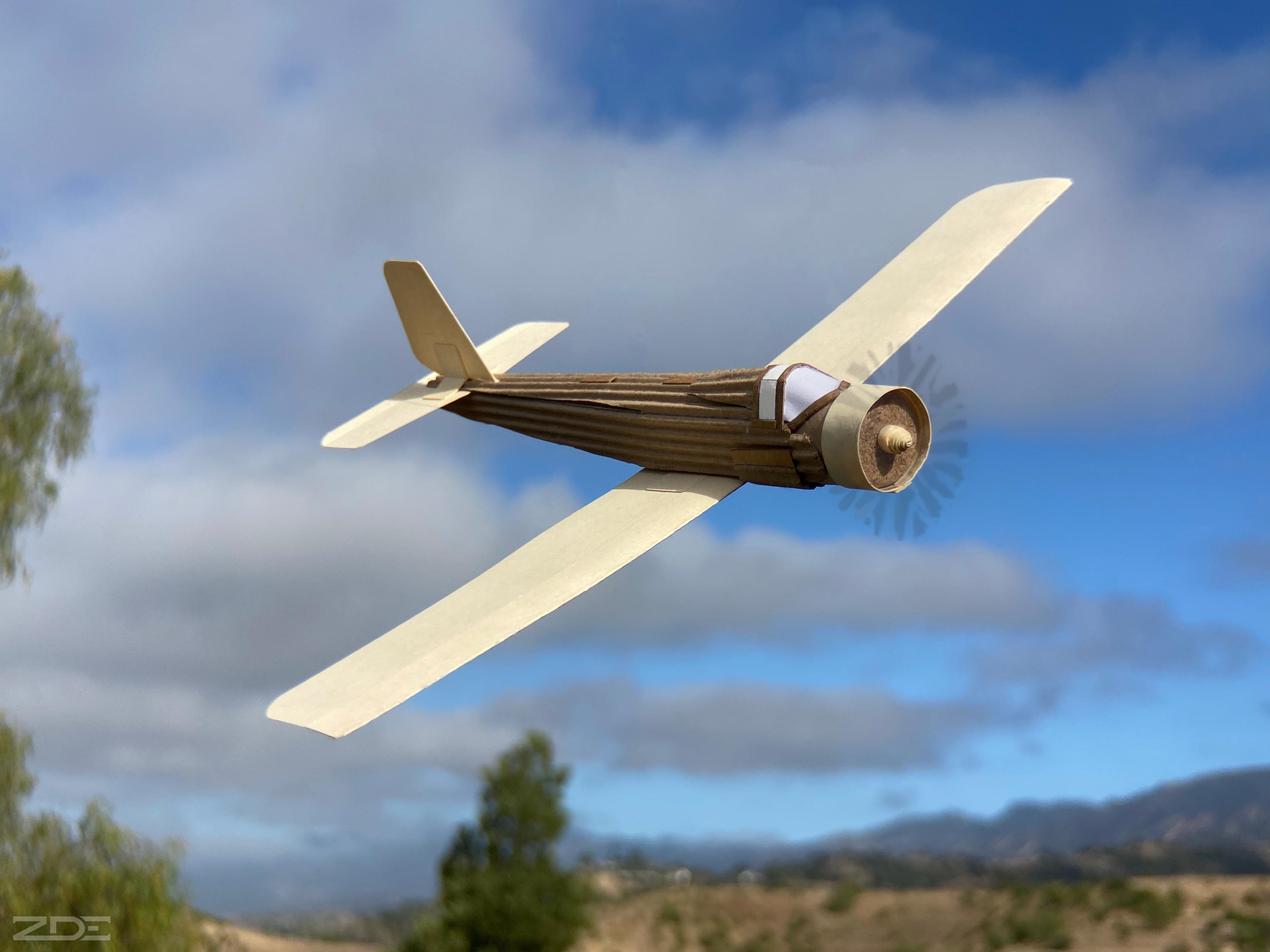 Cardboard Cruiser Card Stock Airplane : 8 Steps (with Pictures ...