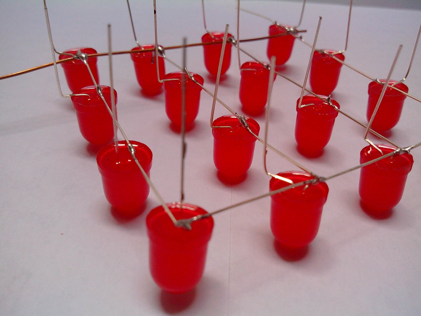 4 X 4 X 4 Led Cube Arduino 16 Steps Instructables