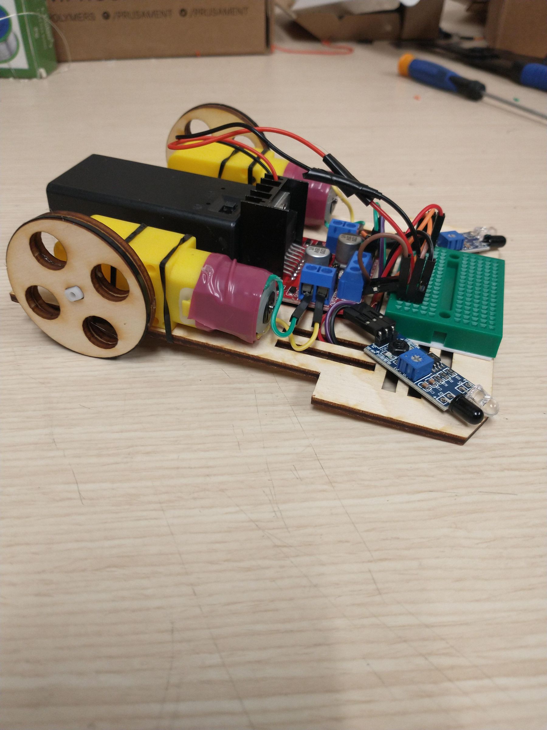 Autonomous Robot Racer: Analog Mode (no Microcontroller Needed) : 8 ...