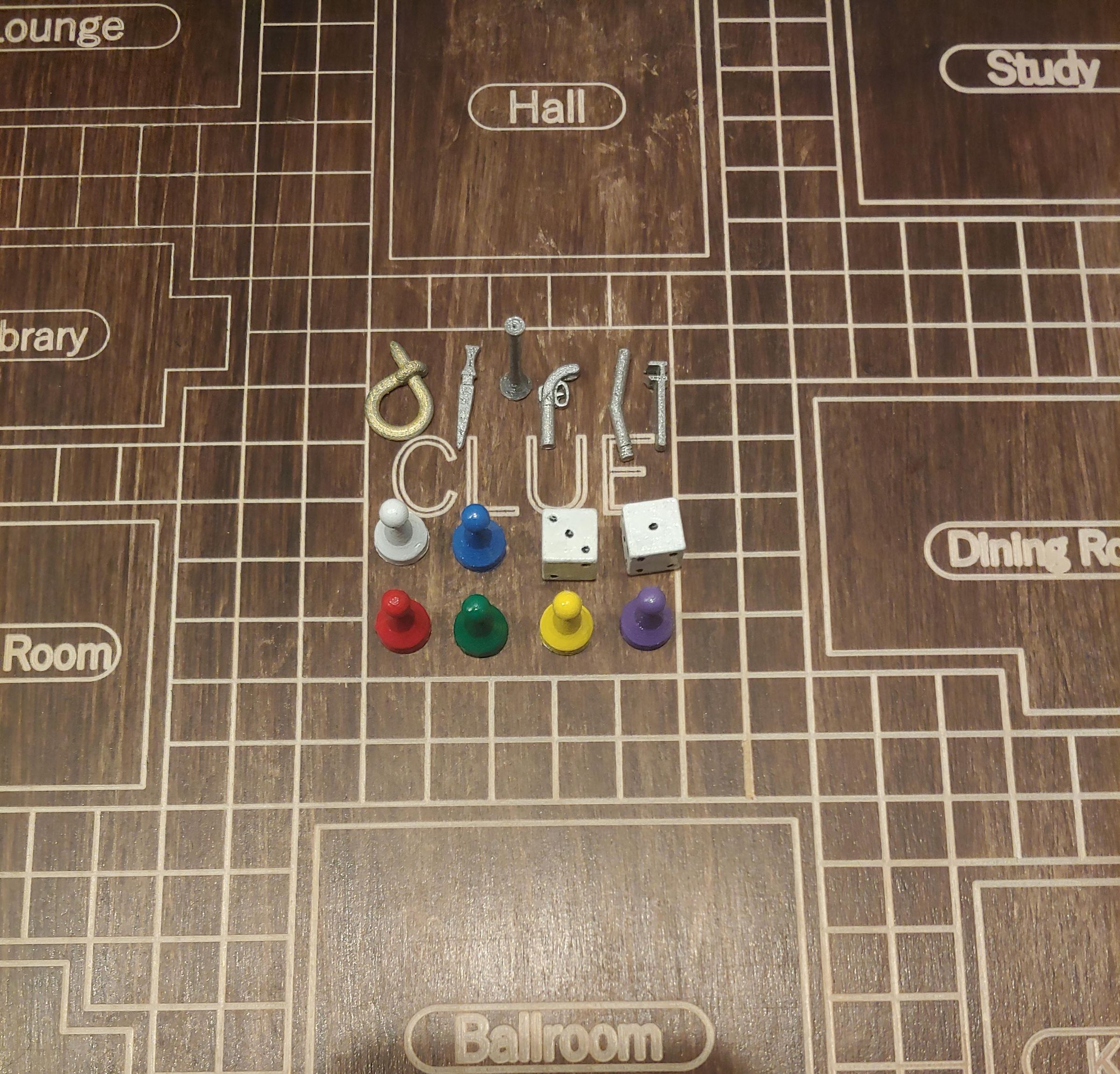 Clue Game Board, Box, and Pieces : 21 Steps (with Pictures) - Instructables