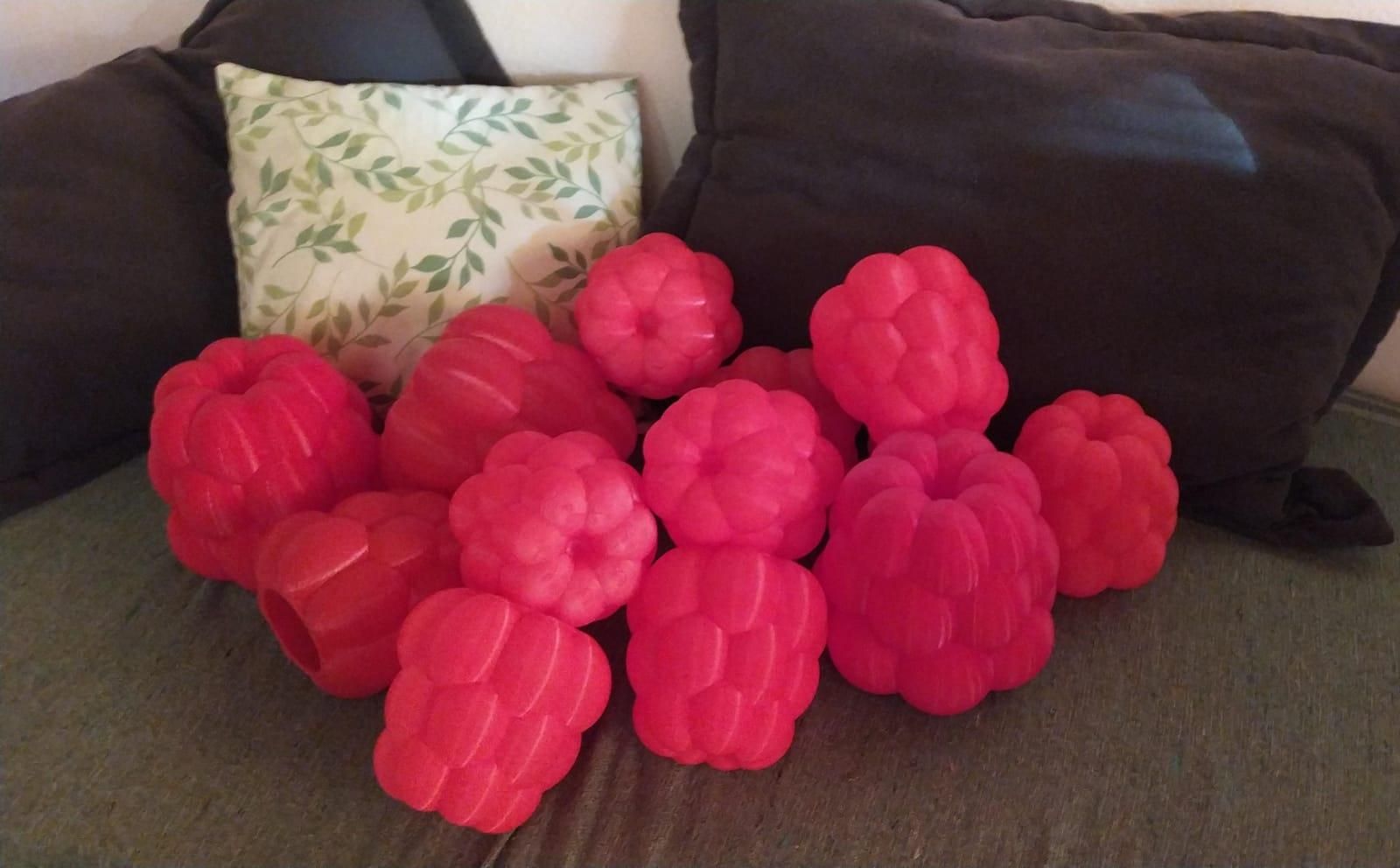 Making Giant Raspberries With Optimized Design for 3d Printing : 8 ...