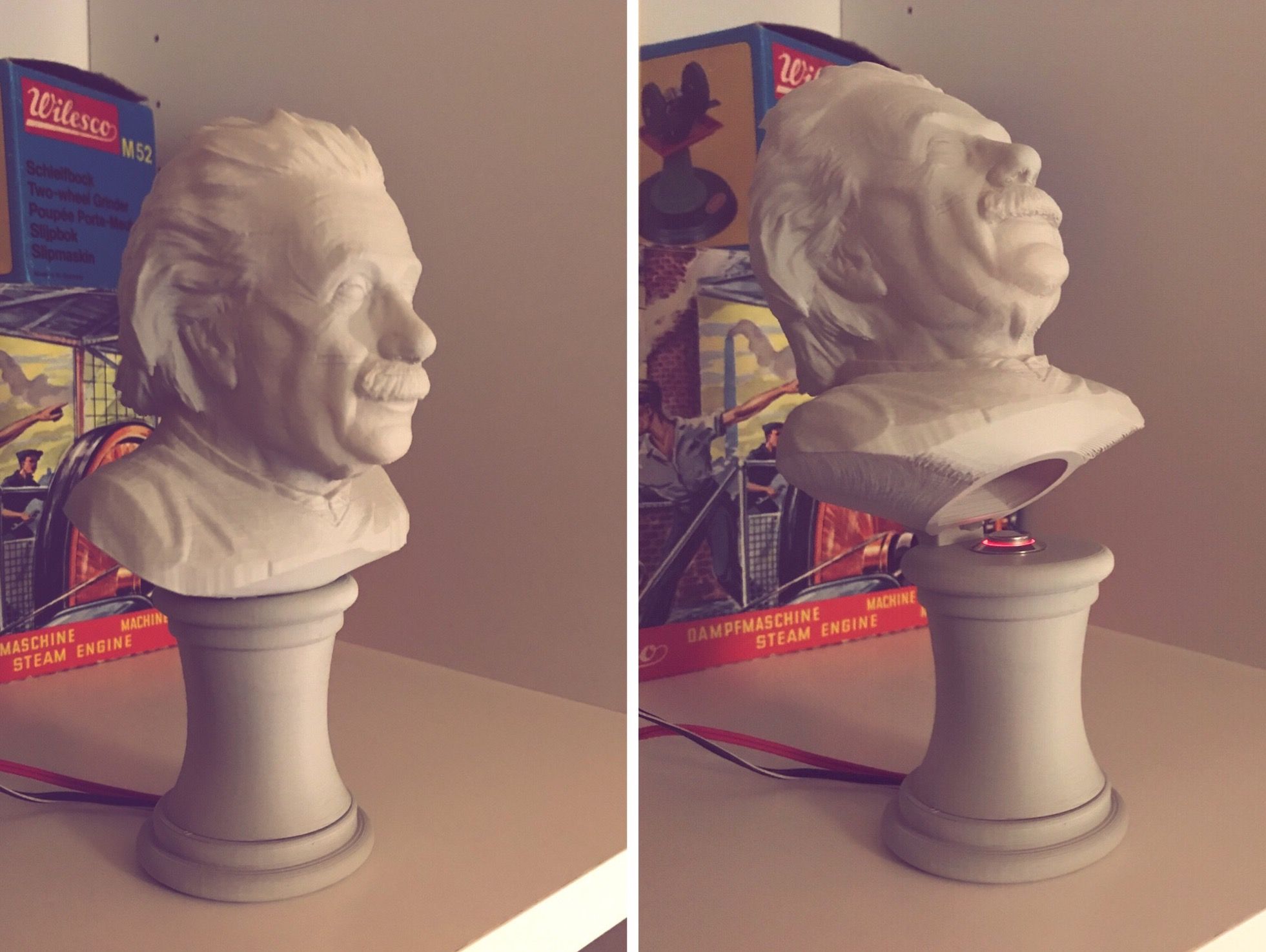 Einstein Bust With Secret Switch : 3 Steps (with Pictures) - Instructables