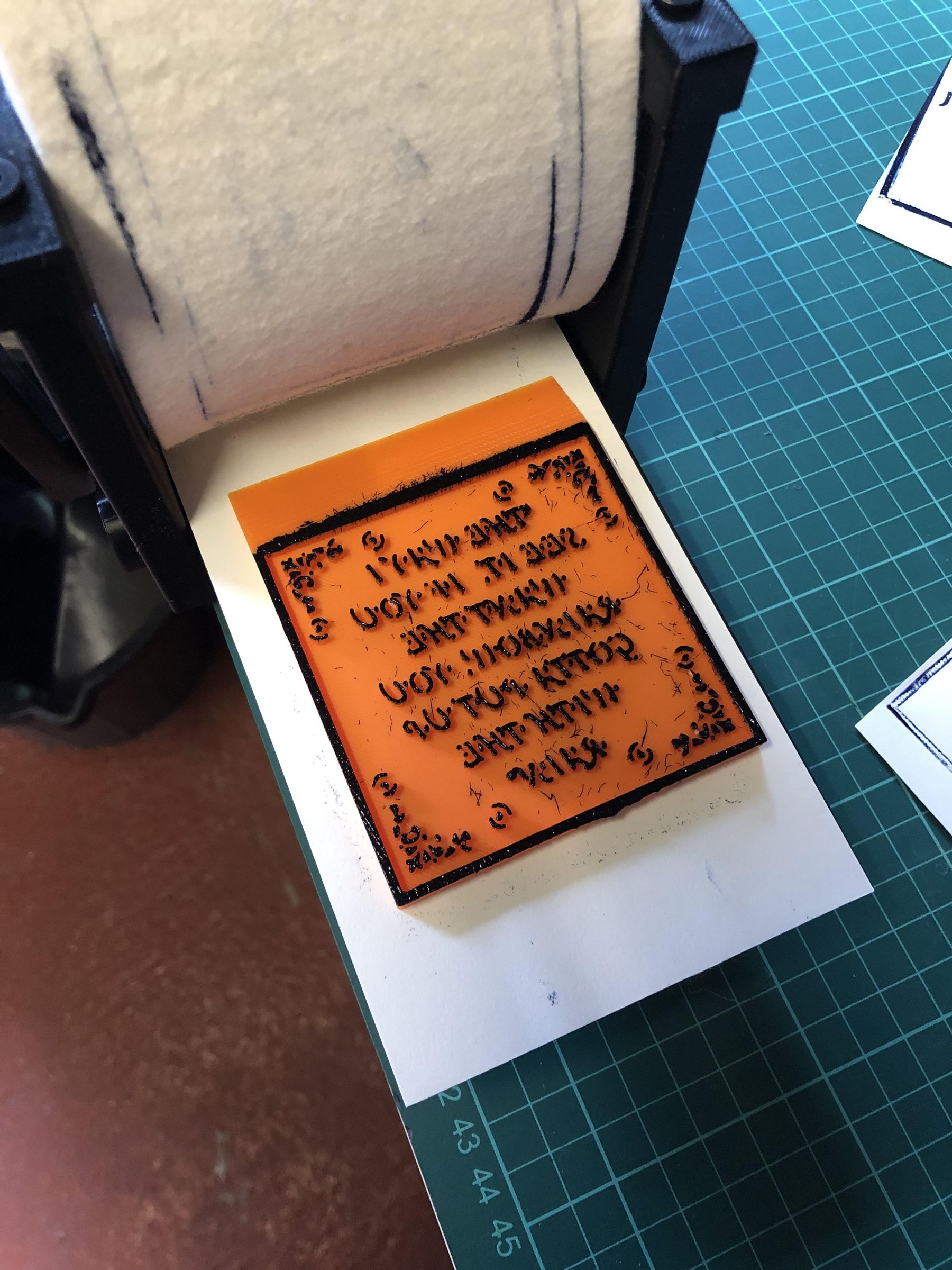 Spring Loaded Mini Relief Print Press. : 8 Steps (with Pictures ...