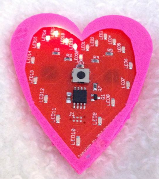 How to Make a Charlieplexed LED Heart : 6 Steps - Instructables