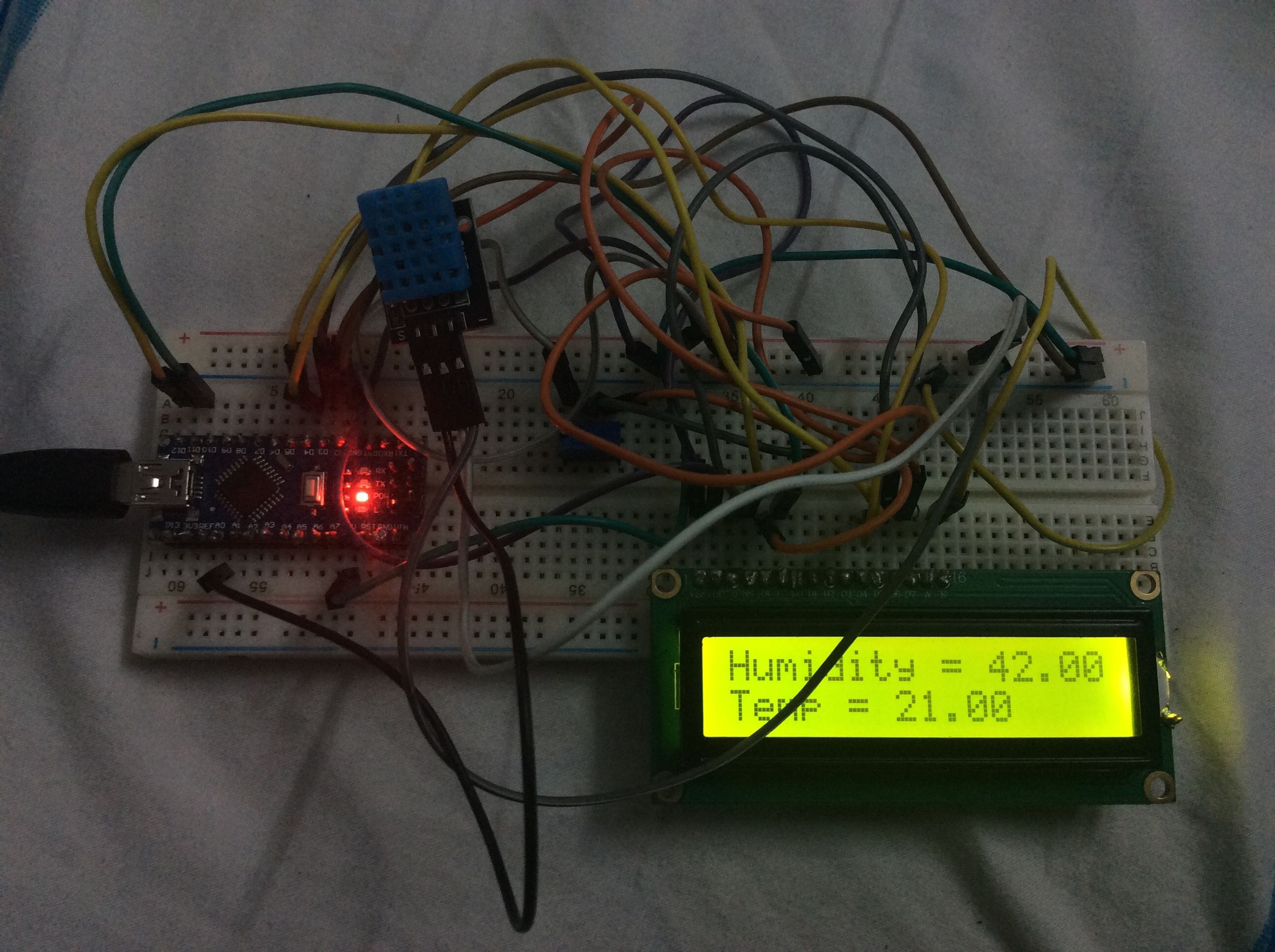 How to Make a Temperature and Humidity Sensor Using an Arduino Nano ...