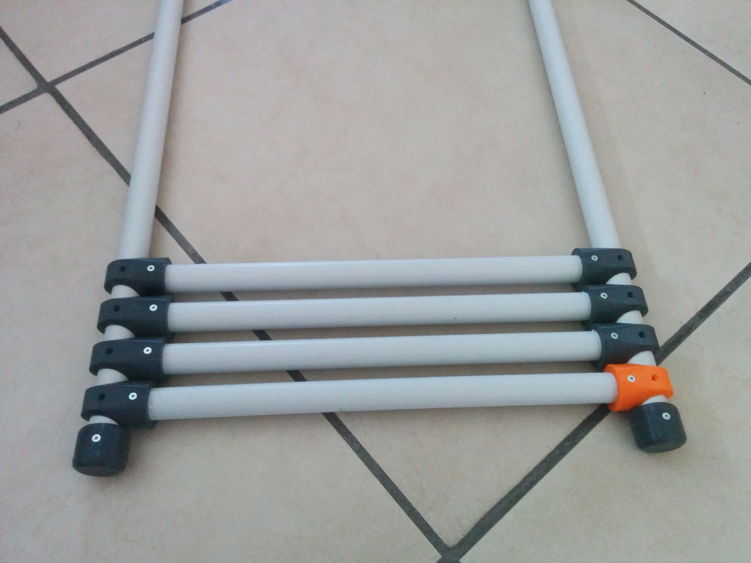 PVC Pipe and 3D-Printed Towel Ladder : 5 Steps (with Pictures ...
