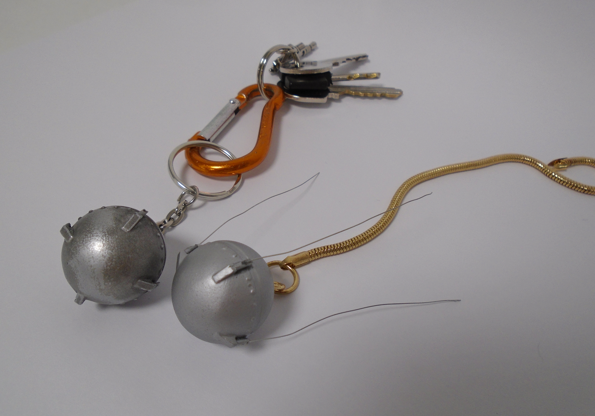 3D Printed Sputnik 1 Keychain : 5 Steps (with Pictures) - Instructables
