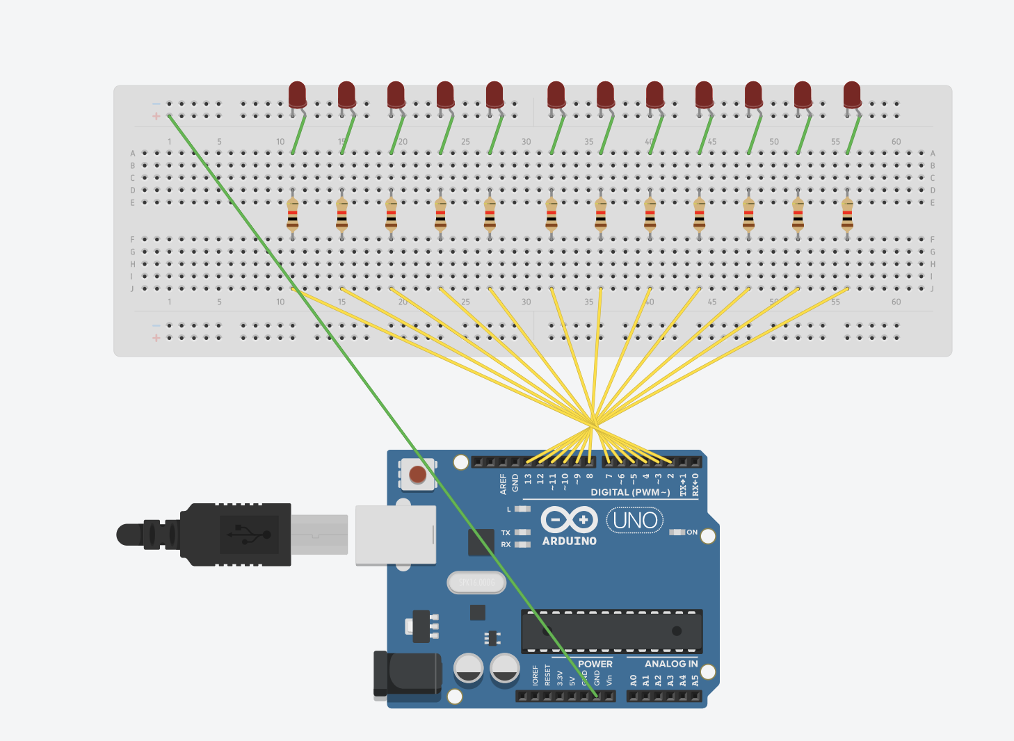 LED Sequential Light With 7 Different Cool Effects! : 8 Steps ...