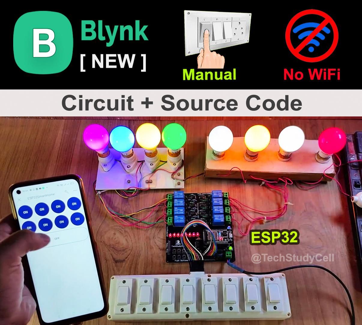 Home Automation Project Using Blynk ESP32 | IoT Projects 2021 : 16 Steps - Instructables