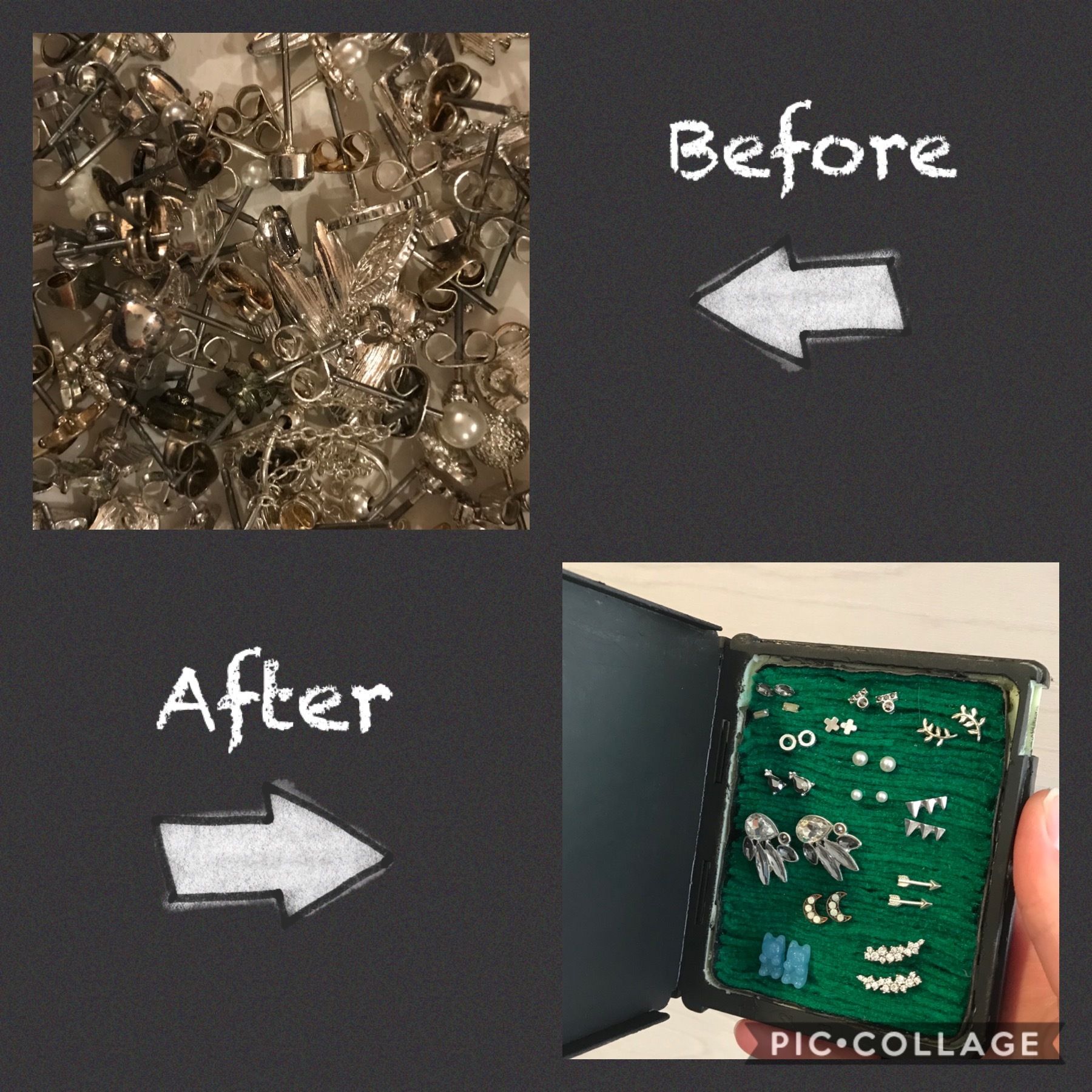 Earring Organizer From Empty Birth Control Container : 12 Steps ...