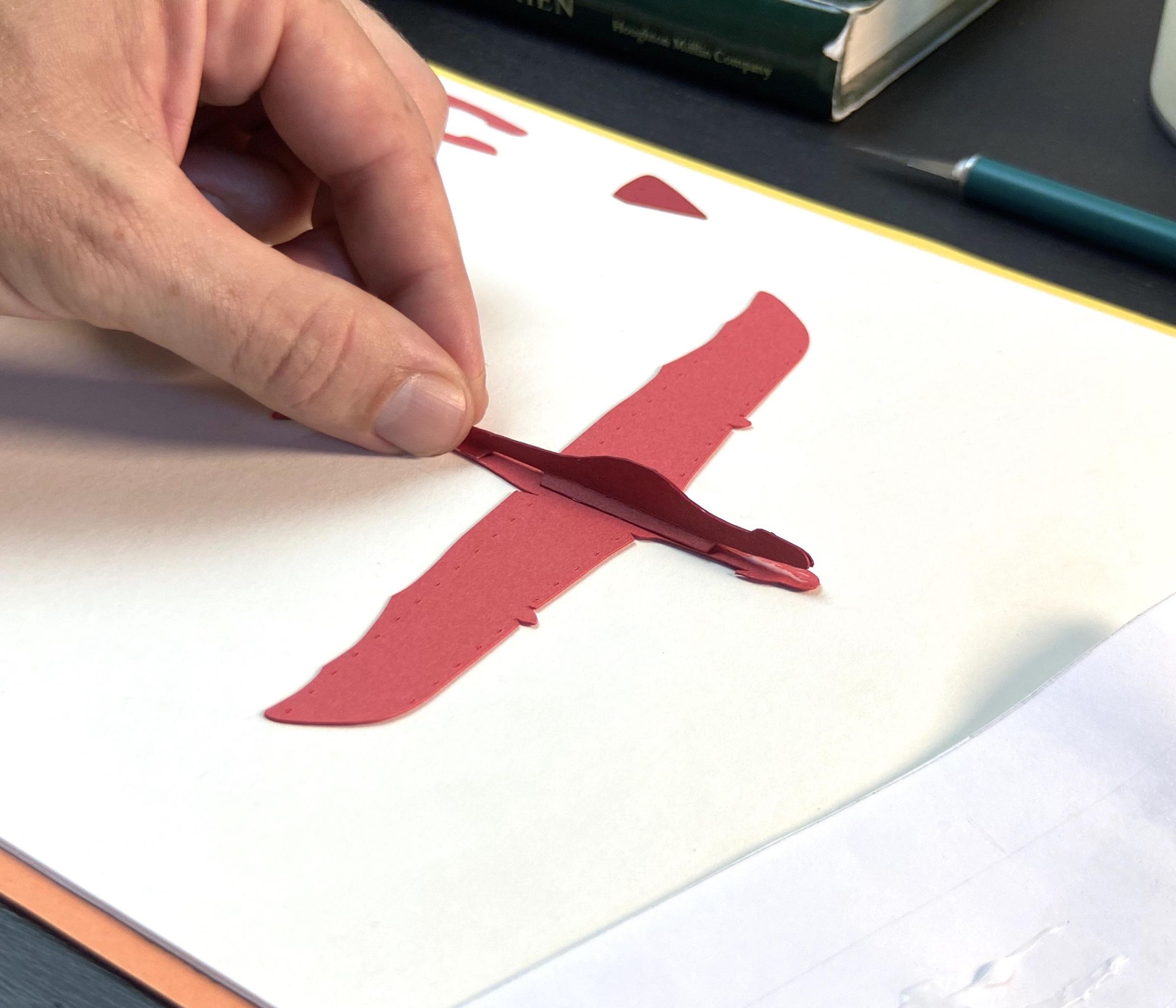 Red Dragon Card Stock Micro Glider : 7 Steps (with Pictures ...