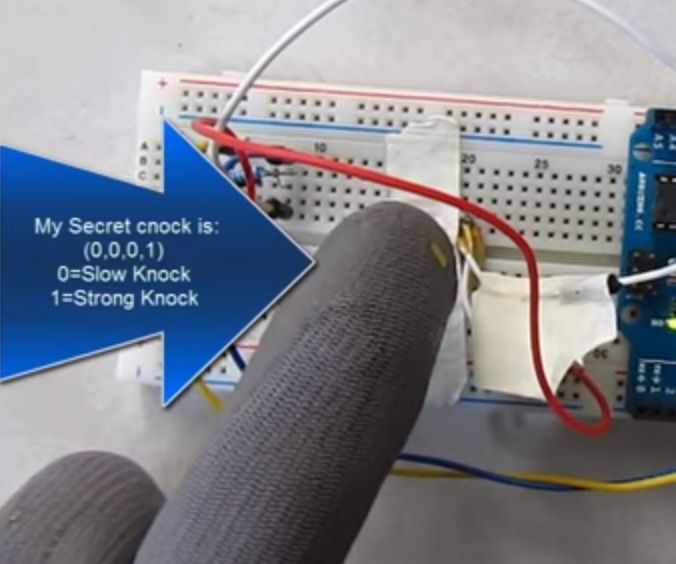 Arduino Tutorial Easy Secret Knock Detector 4 Steps Instructables