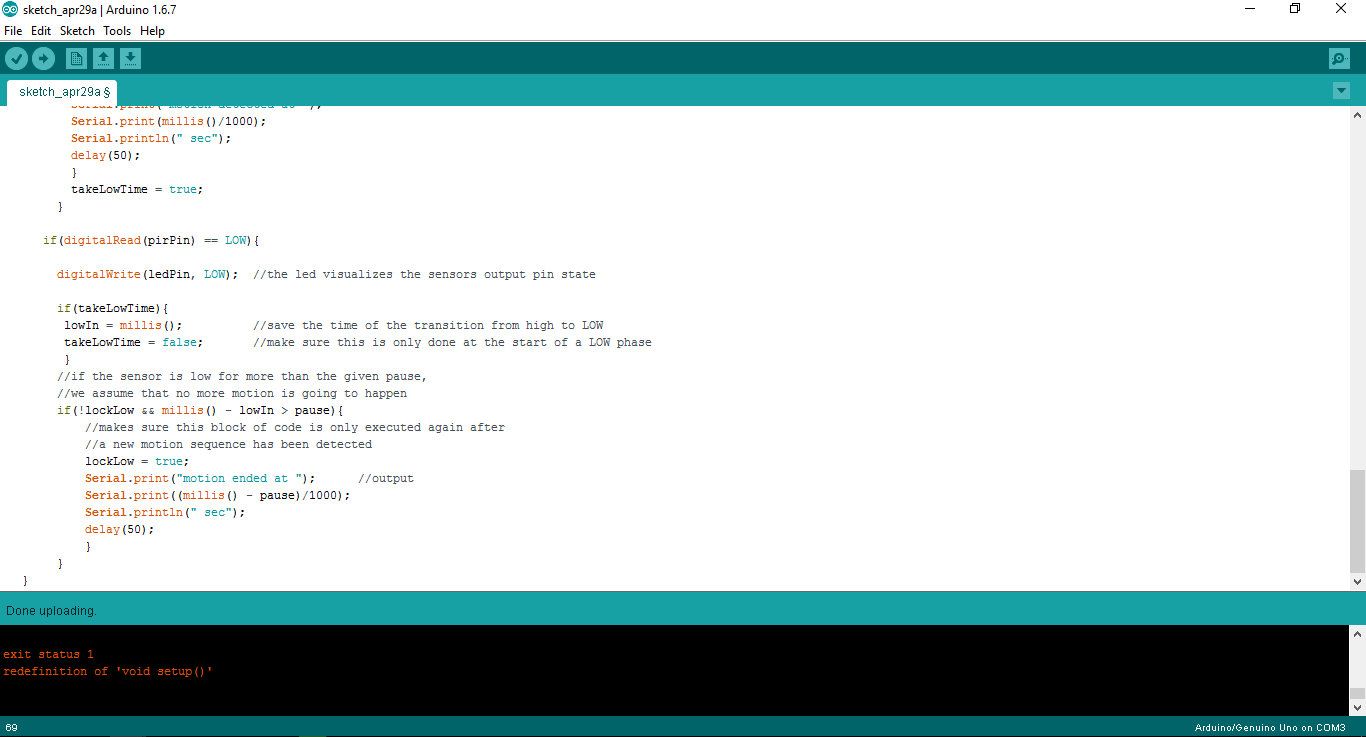 3.5 $ P.I.R. Arduino Intruder Alarm : 4 Steps (with Pictures ...