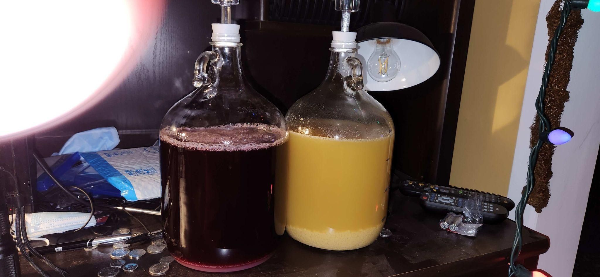 Making Fruit Wine Cordials With Different Fruit and Various Alcohol ...