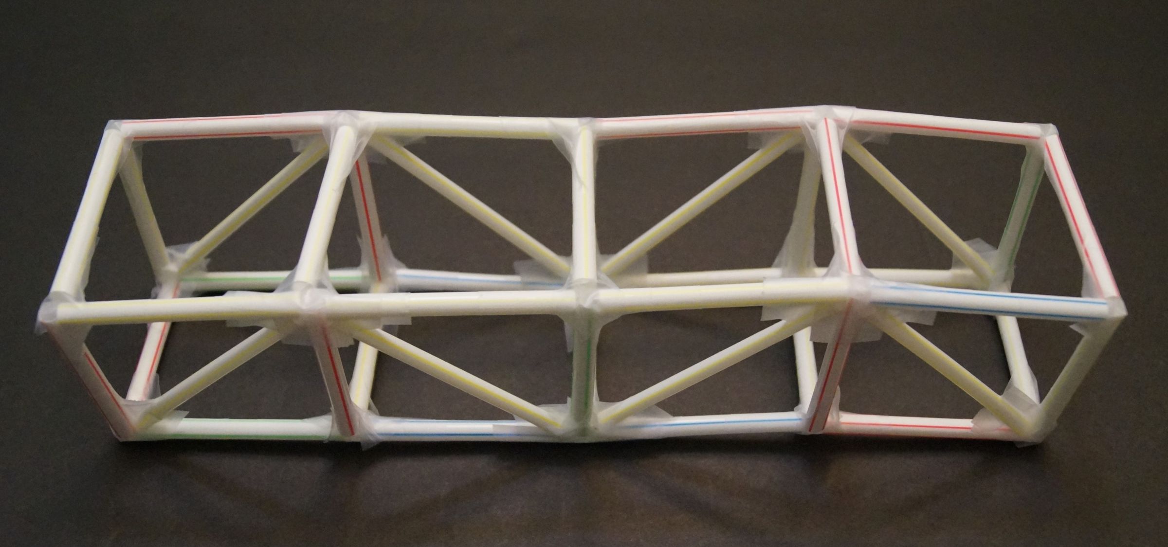 Truss Bridge 2 – Straws & Tape (A Challenge Project) : 6 Steps ...