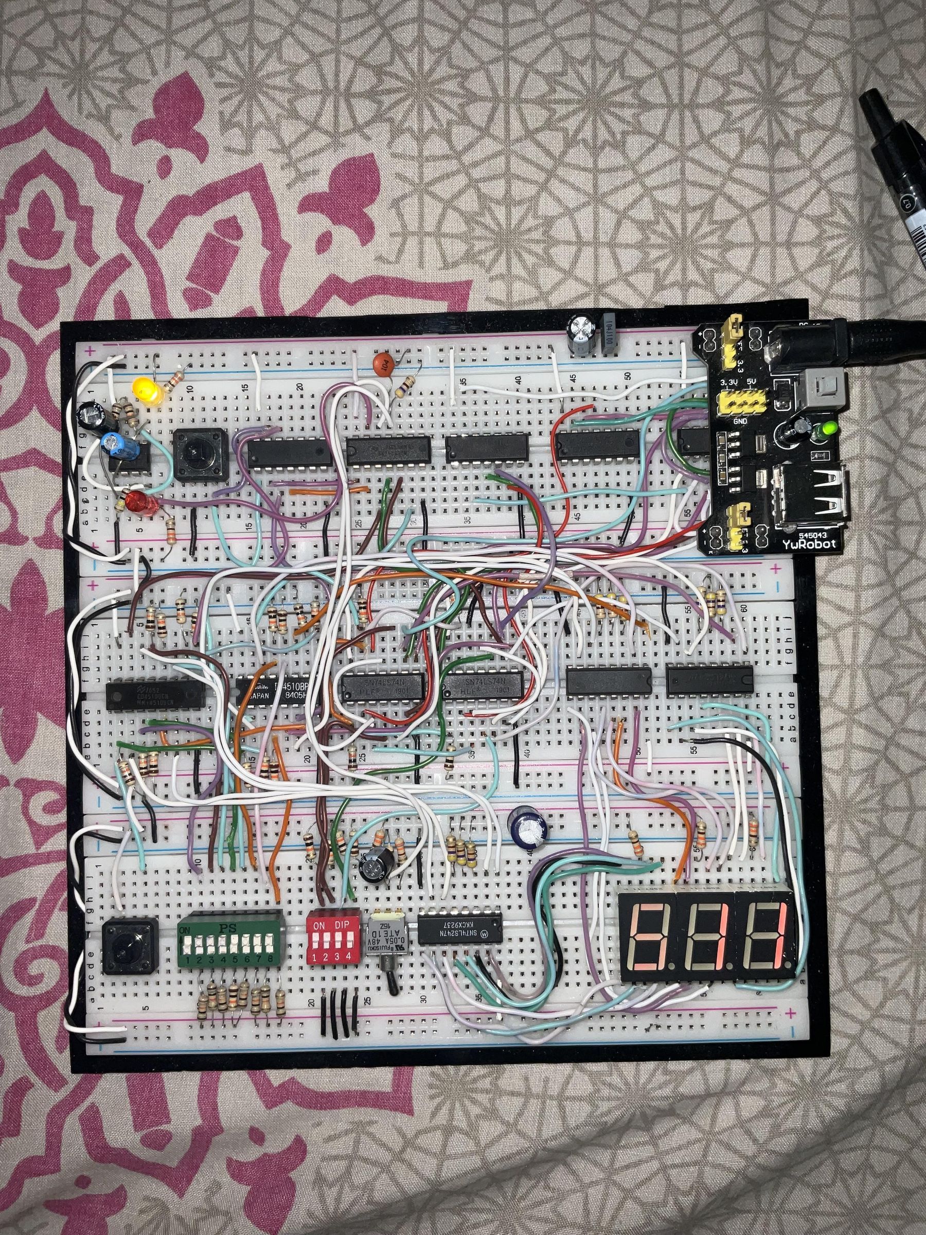 3-Digit Odd Counter Using D-FLip Flops IC's, Digital Logic Design Project : 5 Steps - Instructables