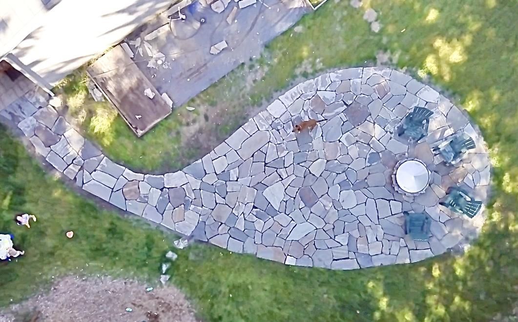 Backyard Quartzite Flagstone Patio : 14 Steps (with Pictures ...