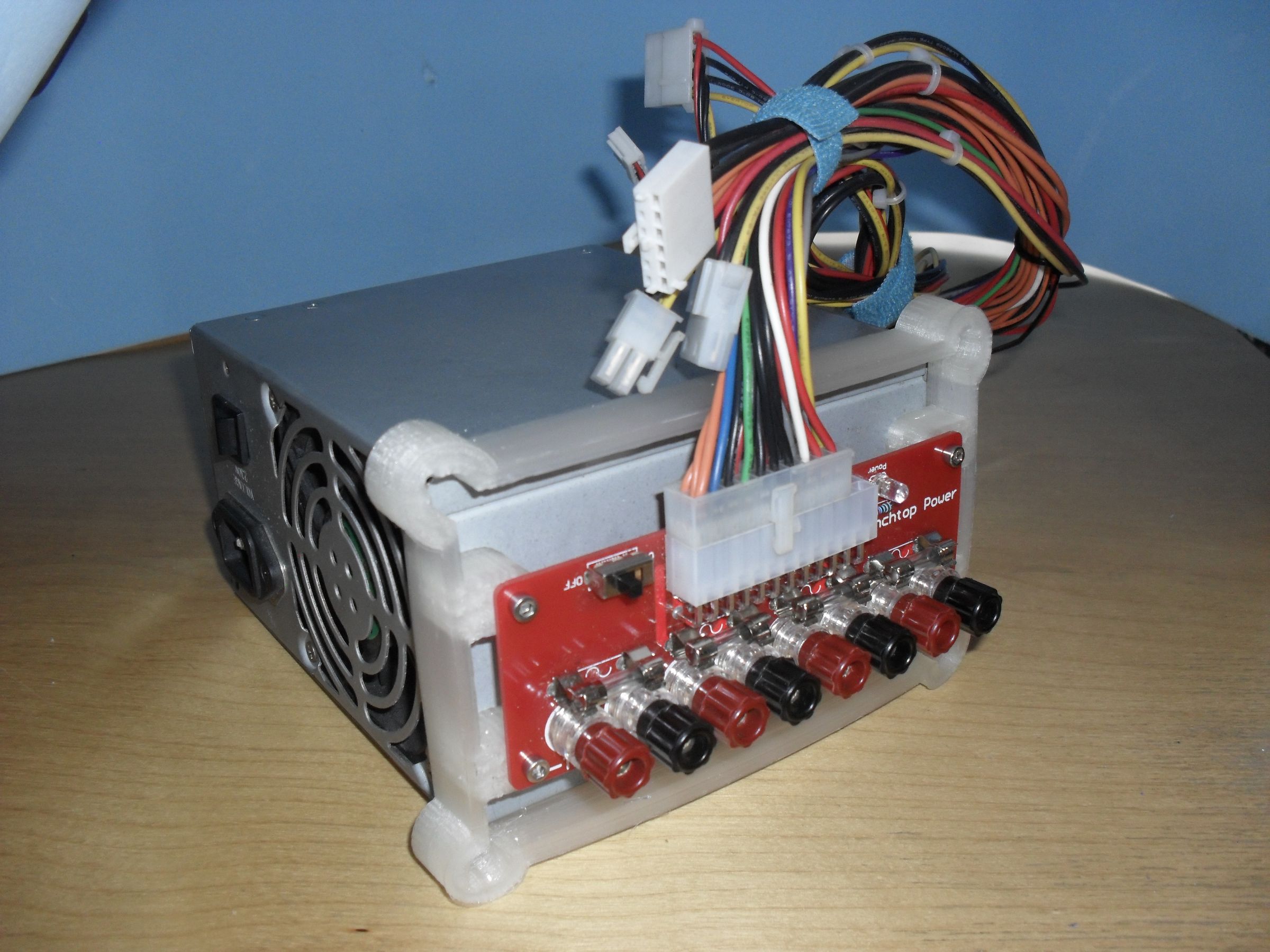 Benchtop Power PCB Holder for ATX PSU - 3D Print - Instructables