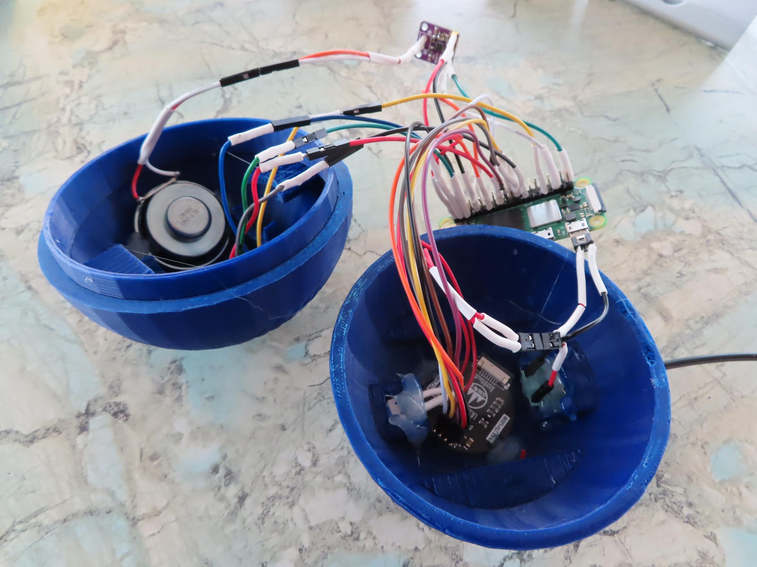 Magic 8 Ball (Magic 2 Ball) With Voice, Round Color LCD Screen and ...