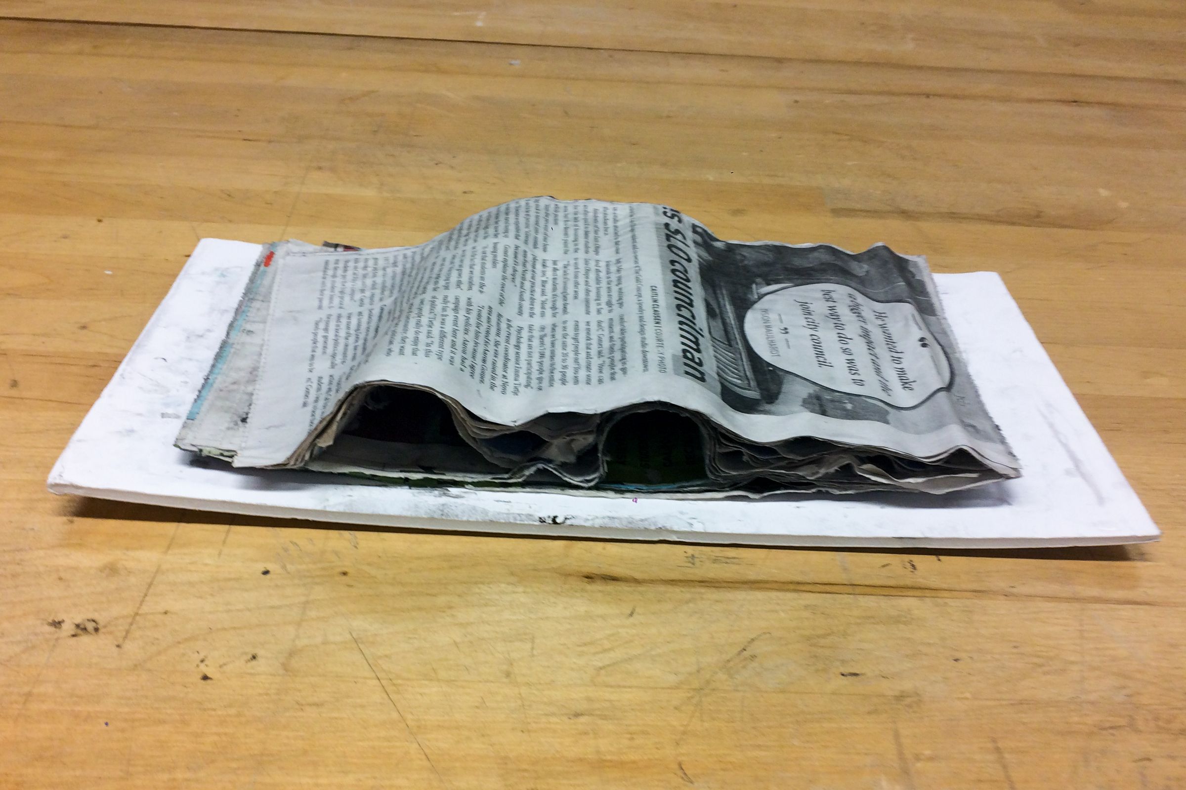 Newspaper Block : 7 Steps (with Pictures) - Instructables