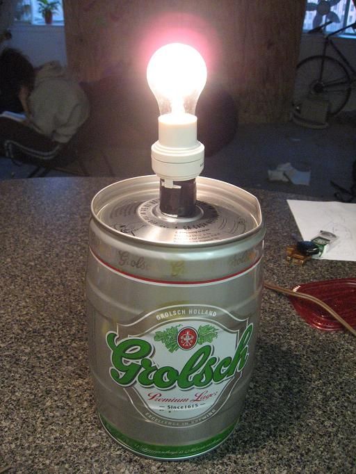 Mini Keg Touch Lamp : 5 Steps - Instructables