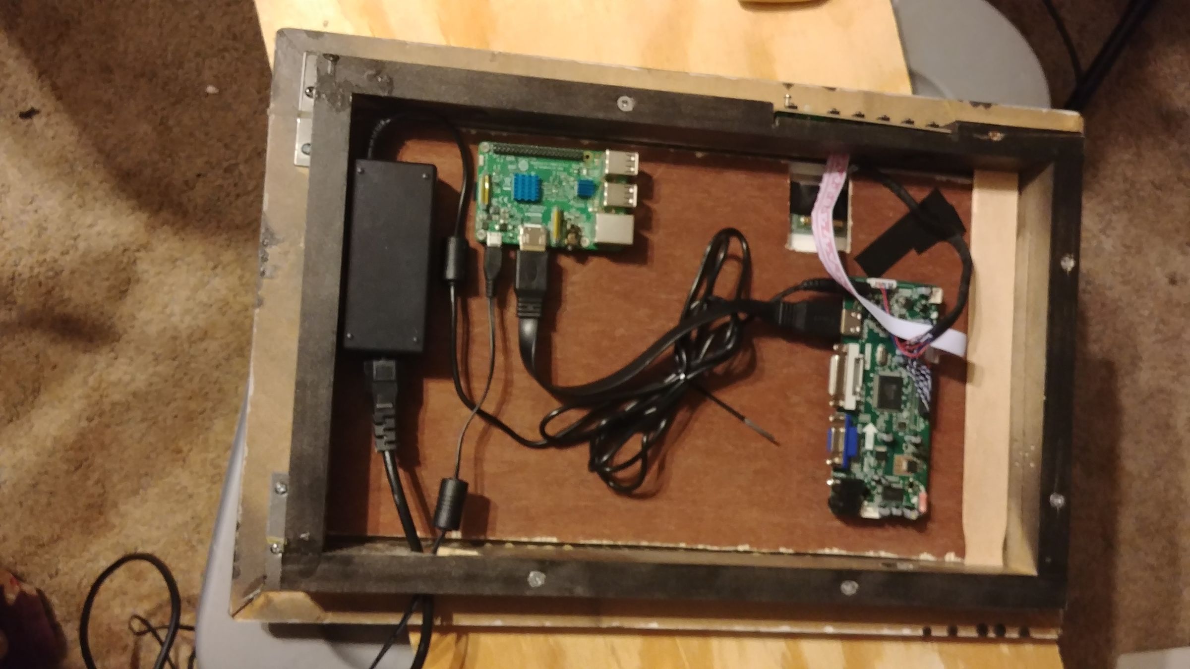 Raspberry Pi: Wall Mounted Calendar and Notification Center : 5 Steps ...