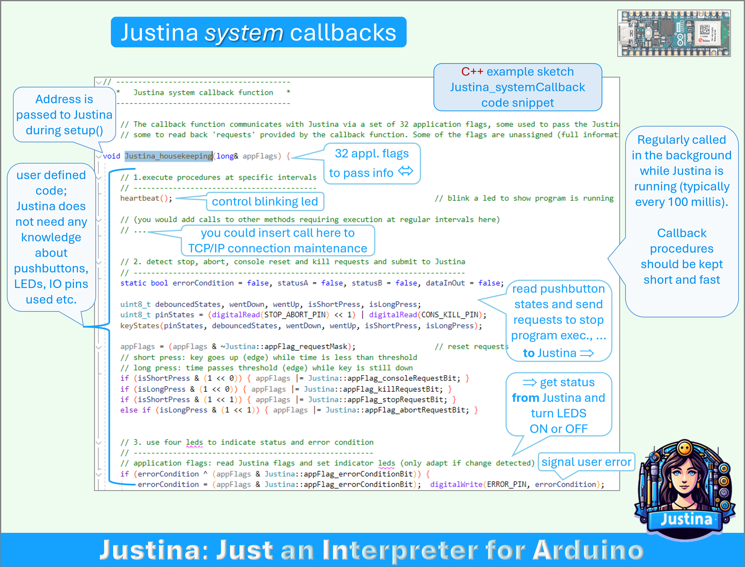 Introducing Justina: 'Just an Interpreter for Arduino' : 8 Steps (with ...