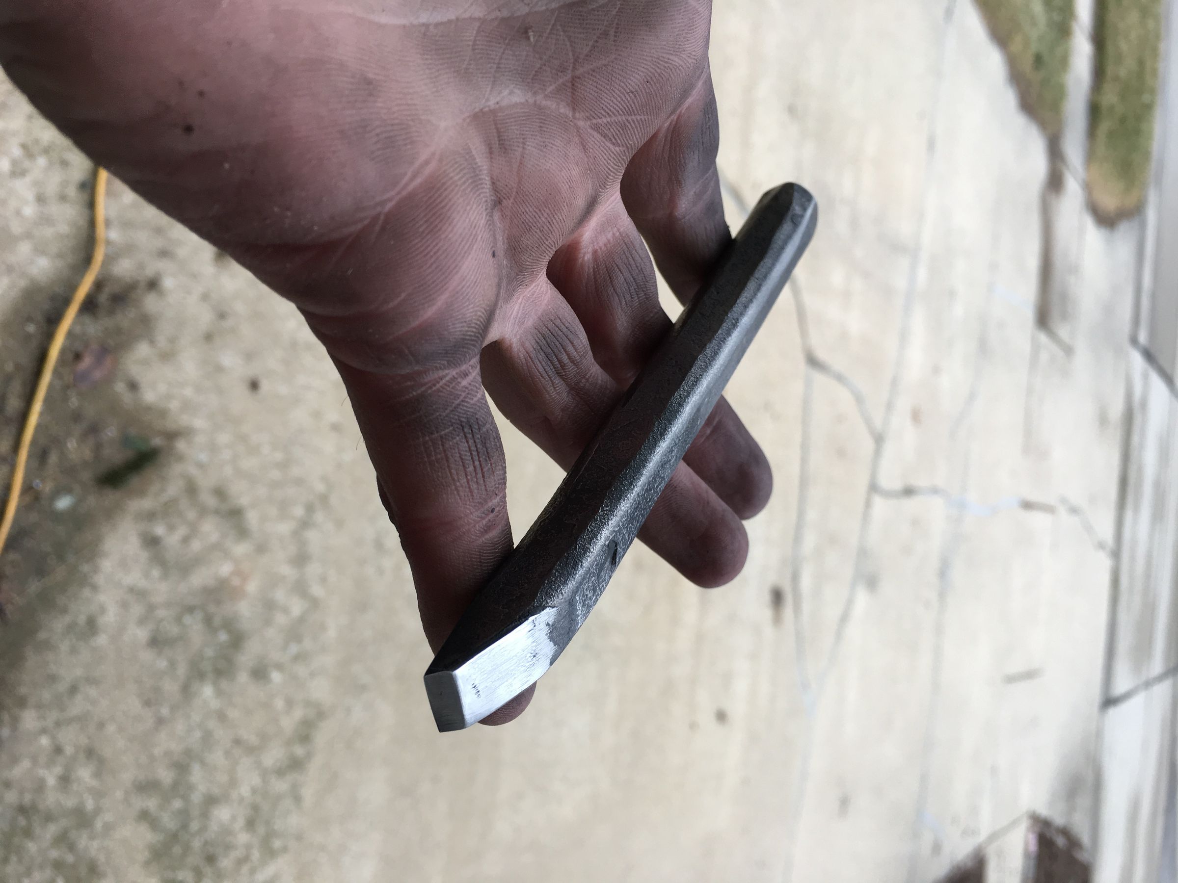 HAND FORGED Cold Chisel, From a Rusty Old Coil Spring : 10 Steps (with ...