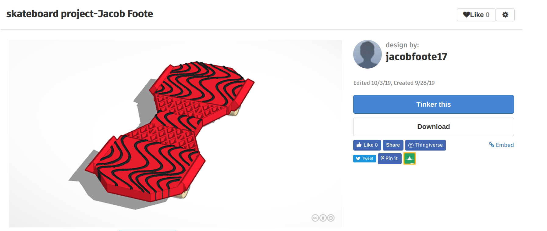 3d Skateboard Design (Tinkercad) : 3 Steps - Instructables