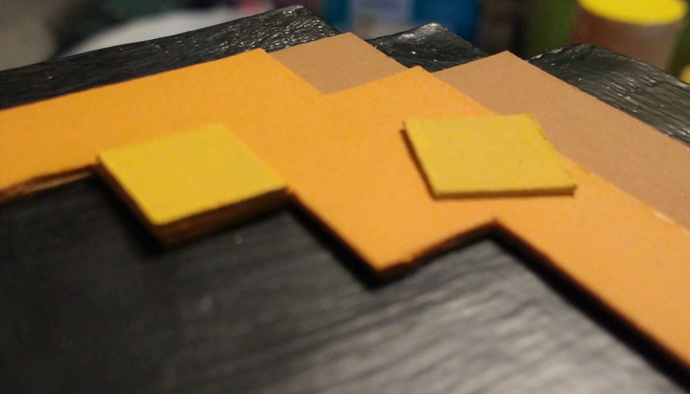 DIY Cardboard Super Mario World Question Mark Block Shelf : 19 Steps ...