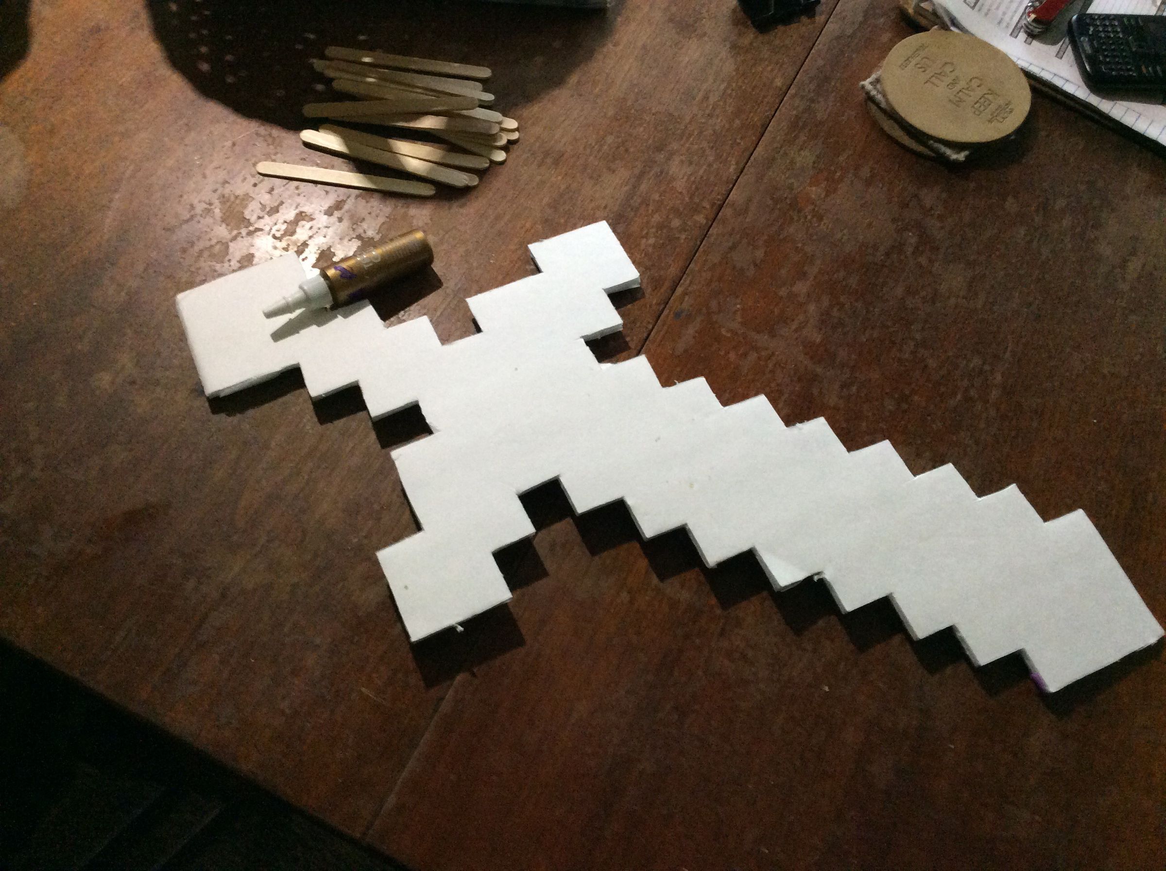 Minecraft Sword : 6 Steps (with Pictures) - Instructables