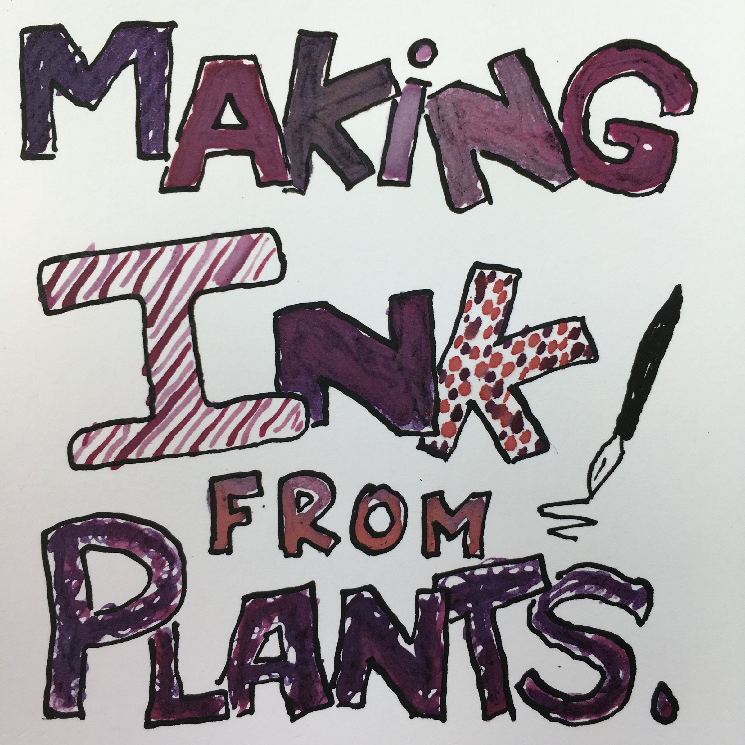 Home Made Ink From Nature: Perfect Purples : 18 Steps (with Pictures ...