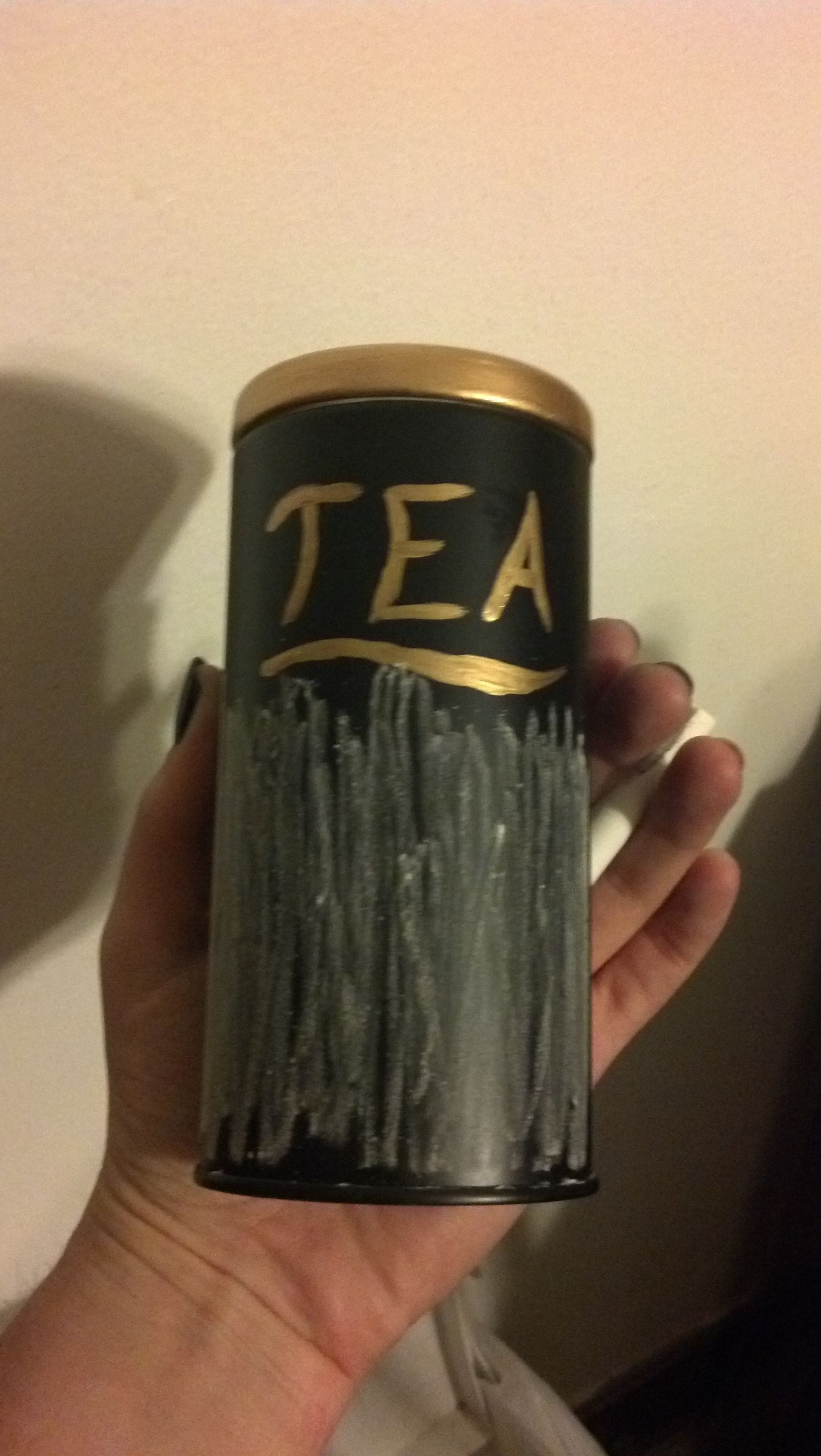 Upcycled Chalkboard Tea Tins : 4 Steps - Instructables