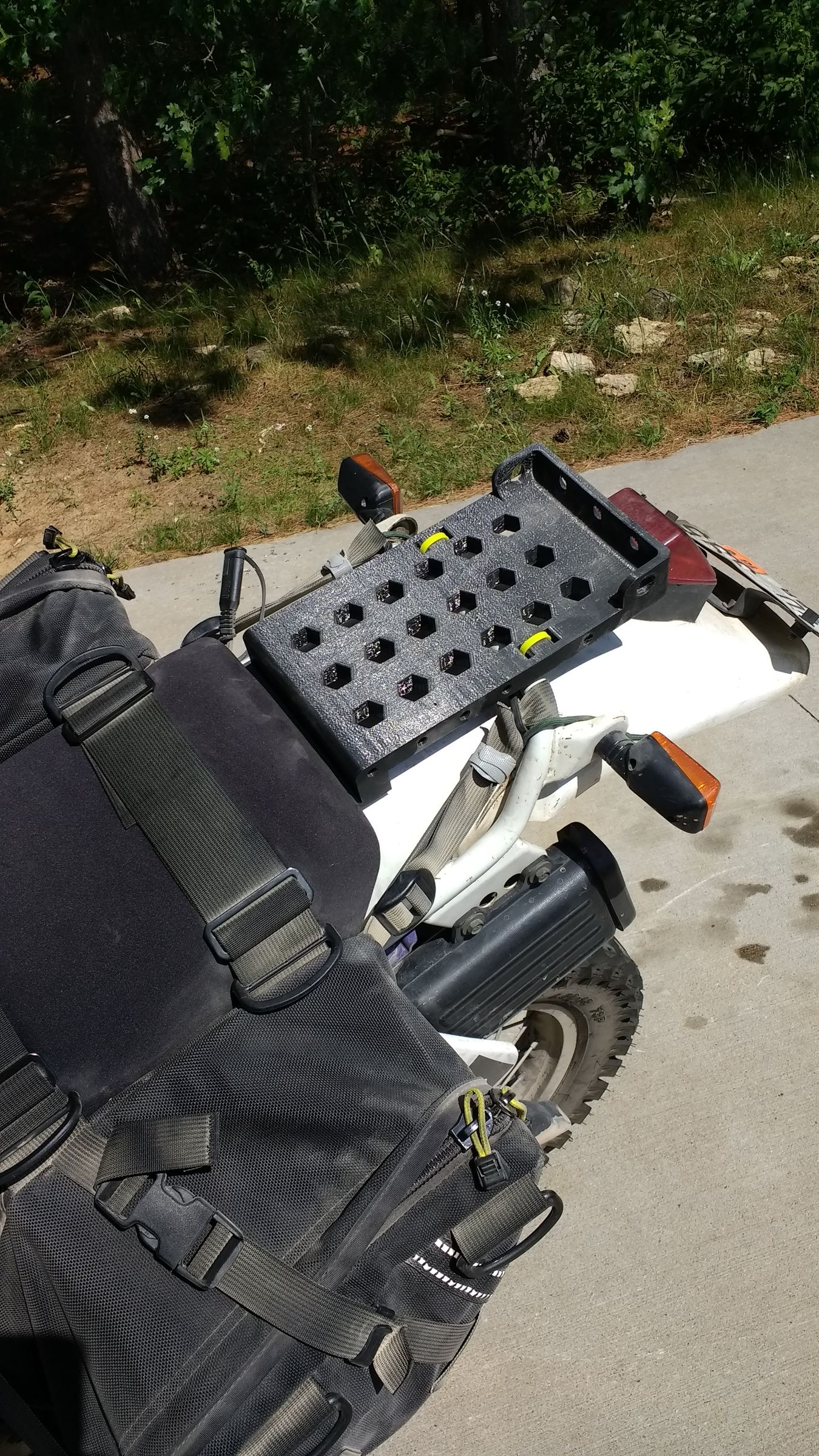 3D Printed Motorcycle Cargo Rack! - Instructables