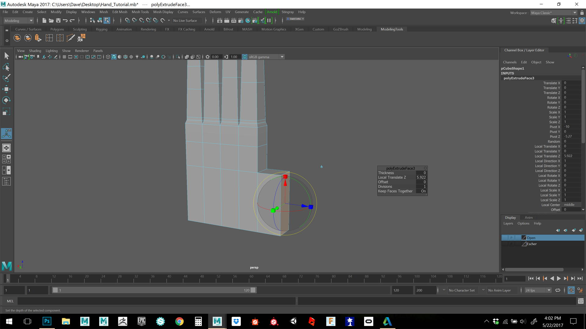 Modeling Hands in Maya and Mudbox (Part 1) : 9 Steps - Instructables