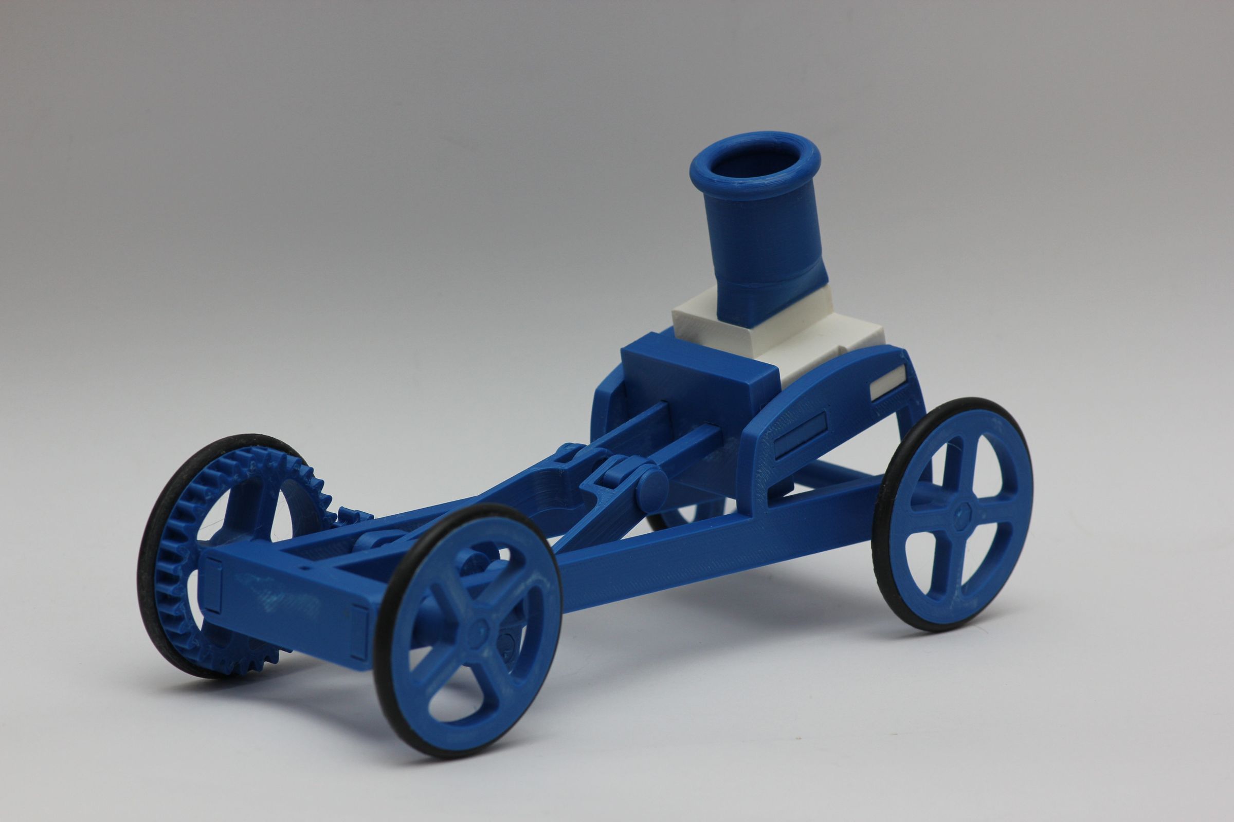 Balloon Powered Single Cylinder Air Engine Open Chassis : 5 Steps (with ...