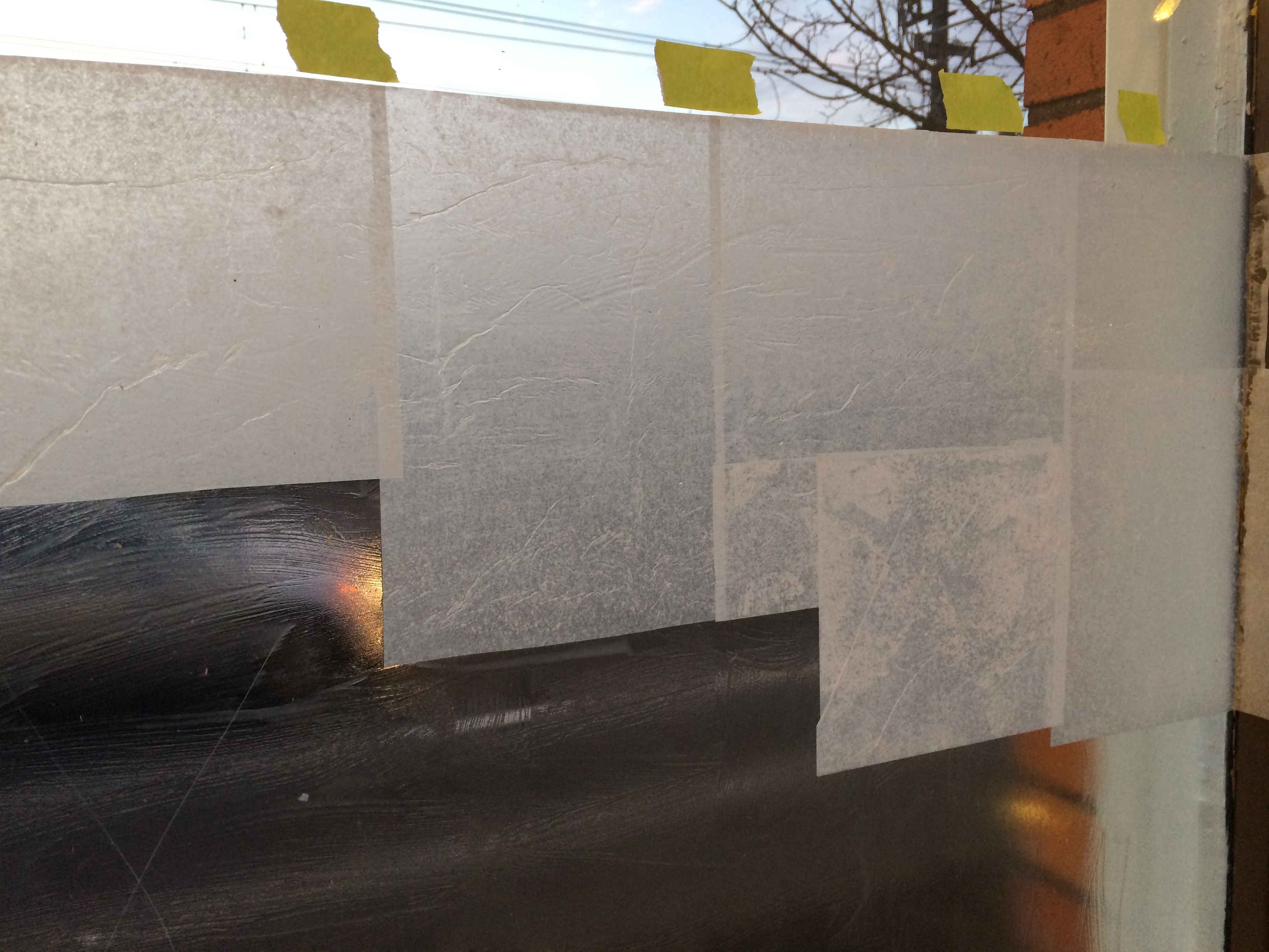 Paper Privacy Windows (window Frost Like a Boss) : 5 Steps (with ...