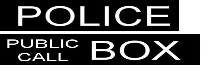 Police Public Call Box Sign Printable
