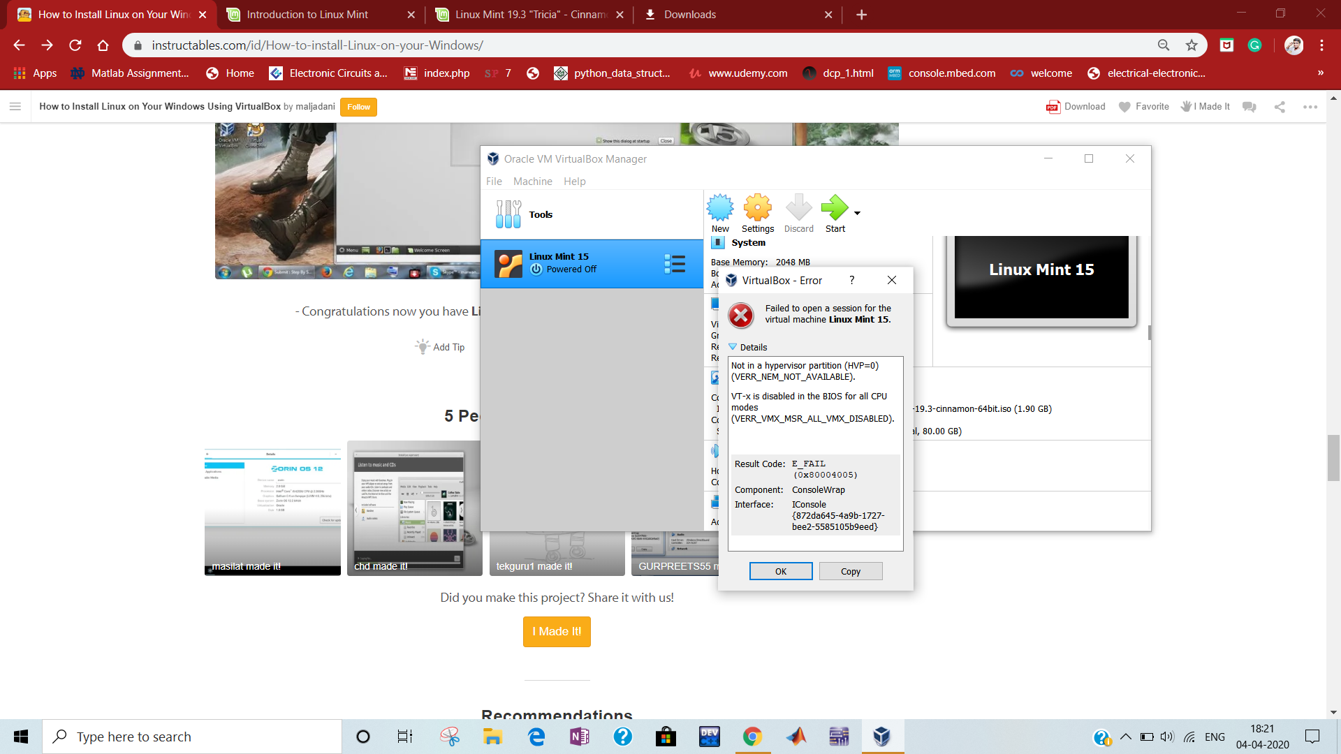 How to Install Linux on Your Windows Using VirtualBox : 6 Steps ...